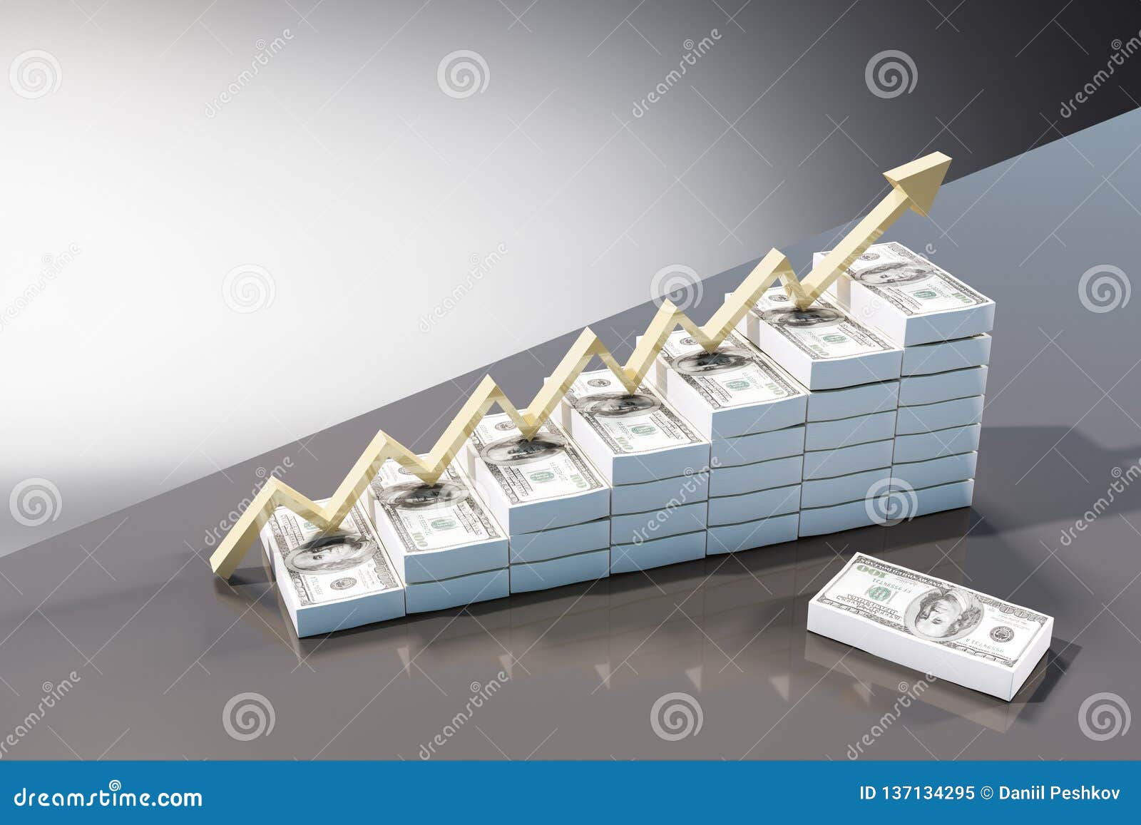 Dollar Ladder Stock Photography | CartoonDealer.com #1574354