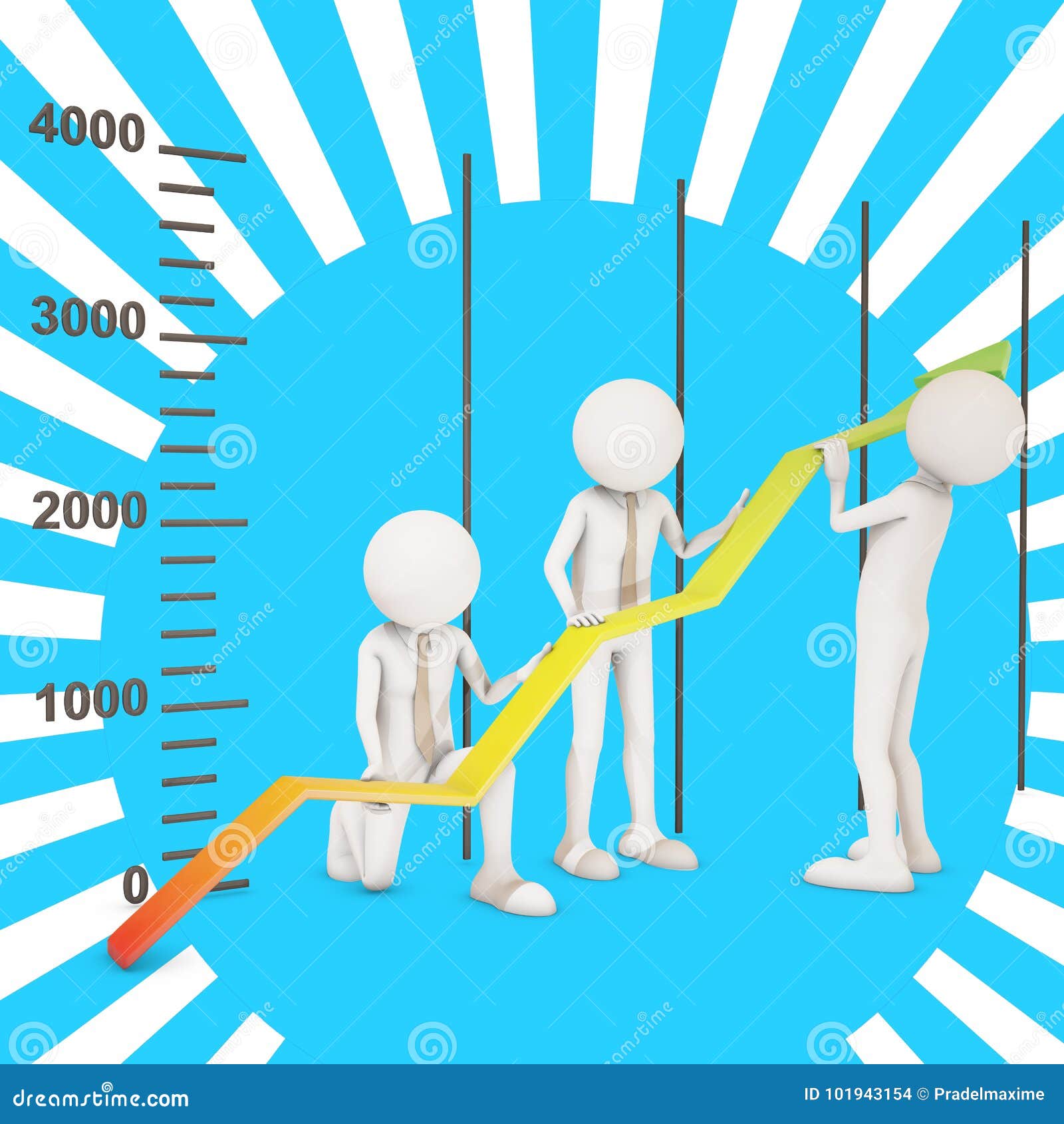 Improvement Graph Flat Icon, Growing Graph Bar Vector Image, Increase ...