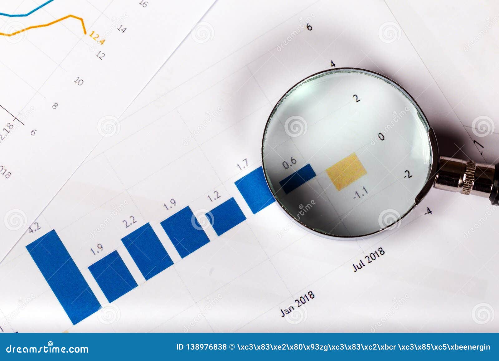 Financial Indicators, Background Stock Photo - Image of decline, money ...