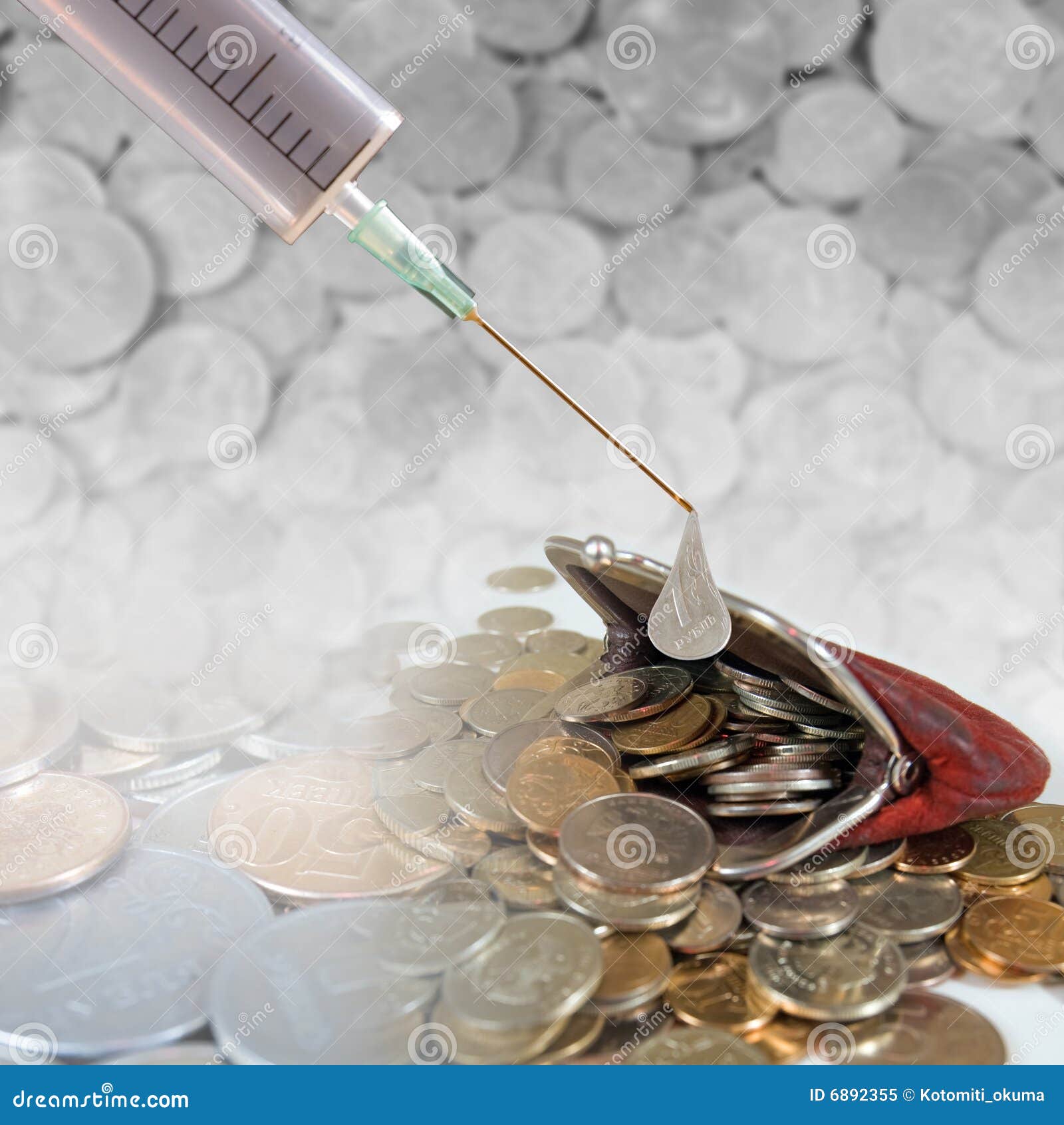 Financial injection stock image. Image of support, life - 6892355