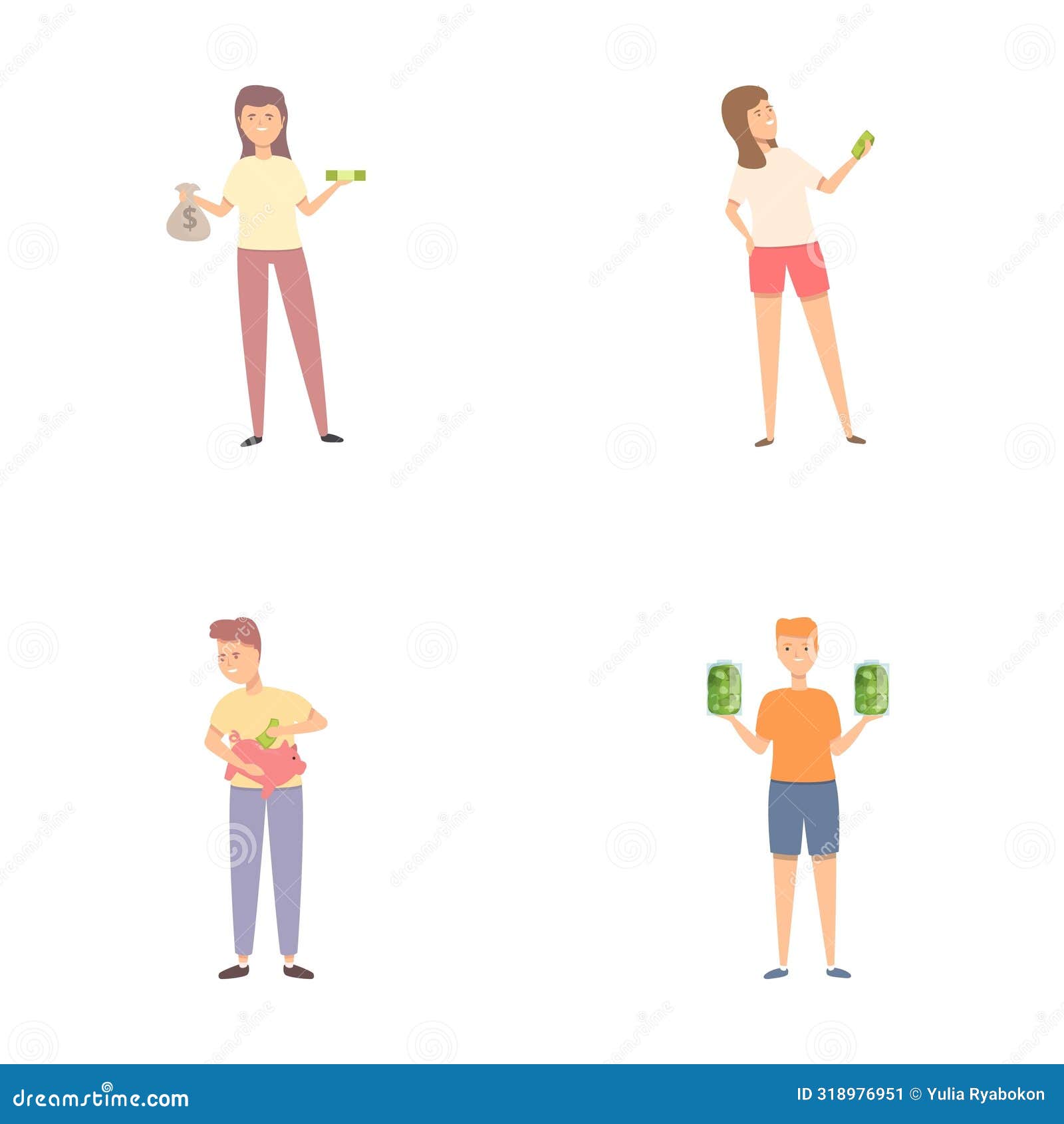 Learning Basic Concepts Blue Circle Infographic Template Vector Illustration | CartoonDealer.com ...