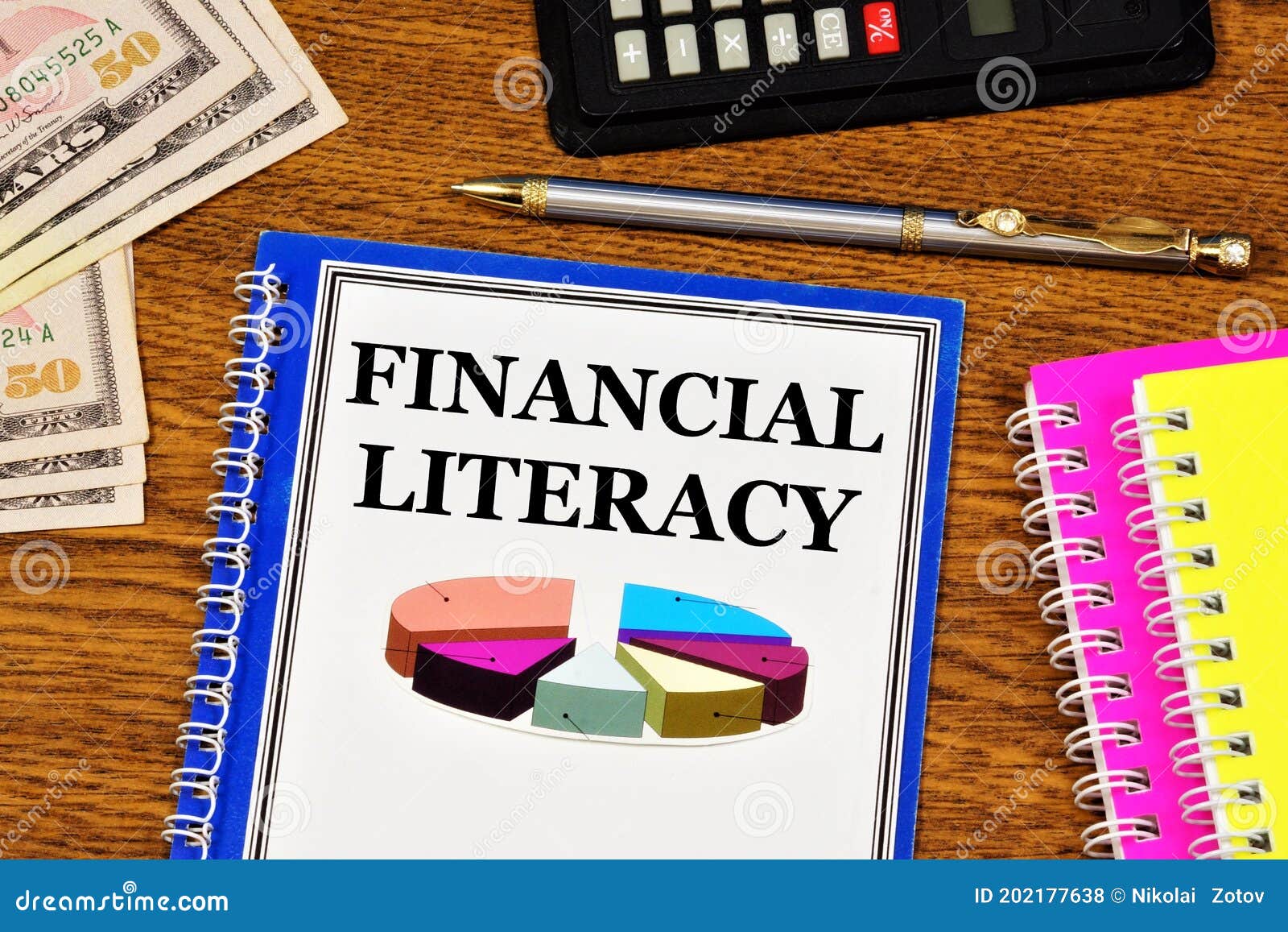 Financial Literacy, a Text Label in the Planning Folder, and a ...
