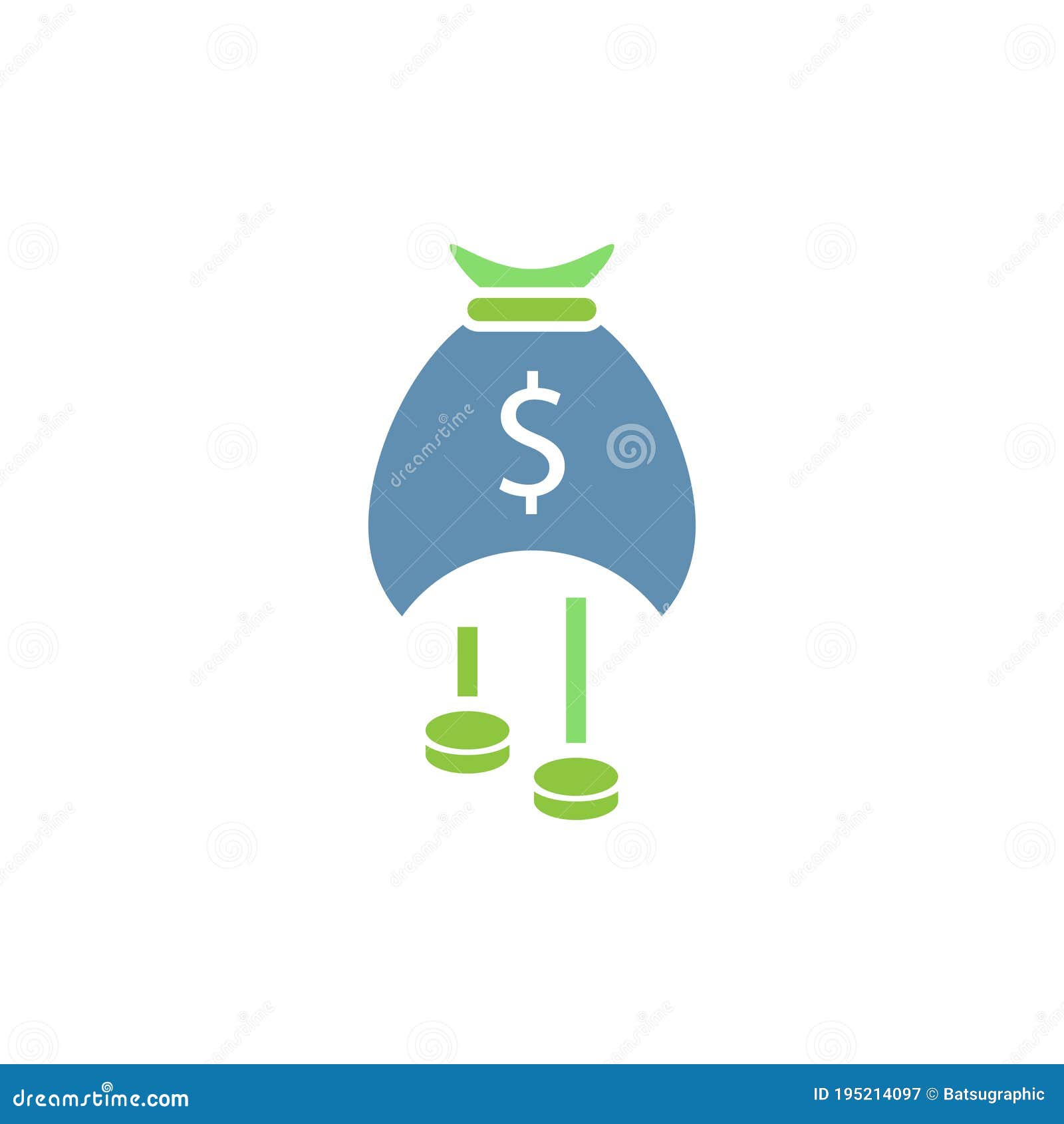 Financial Loss Vector Icon Logo Design Stock Vector - Illustration of ...
