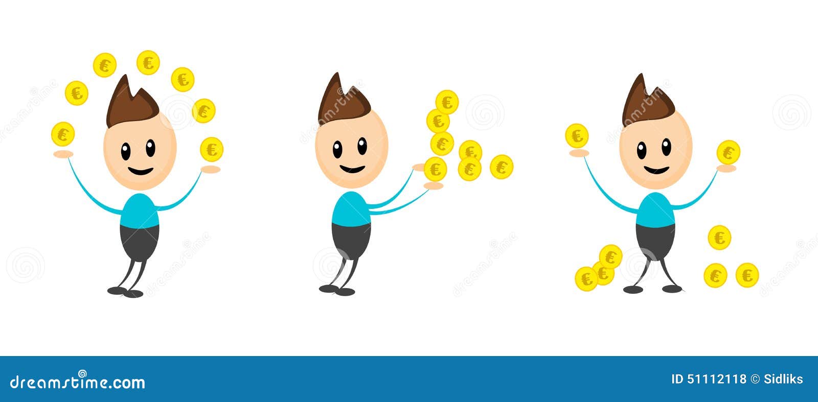 Financial man stock illustration. Illustration of financial - 51112118