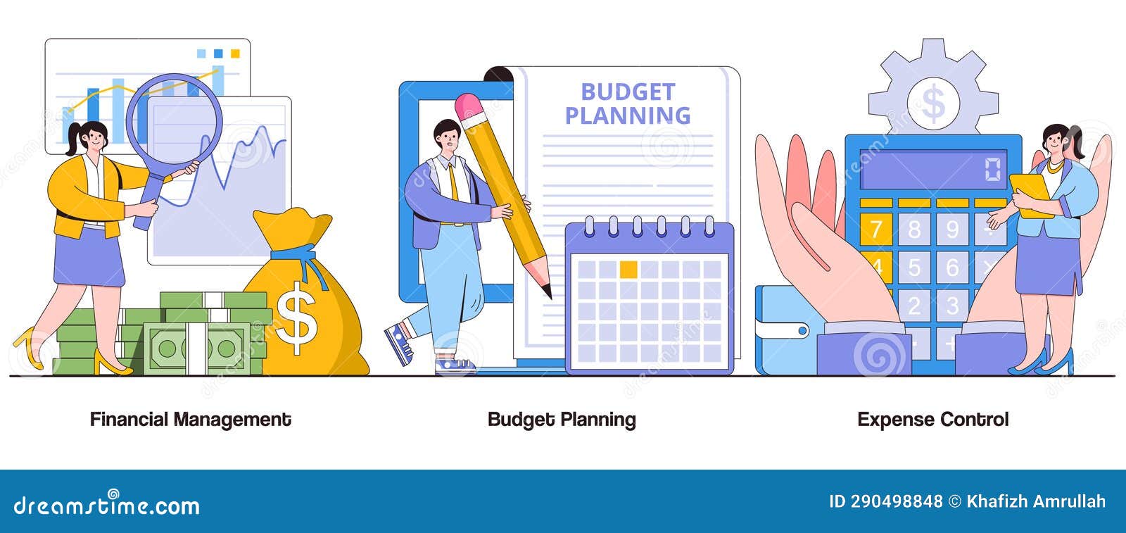 Financial Management, Budget Planning, Expense Control Concept with ...