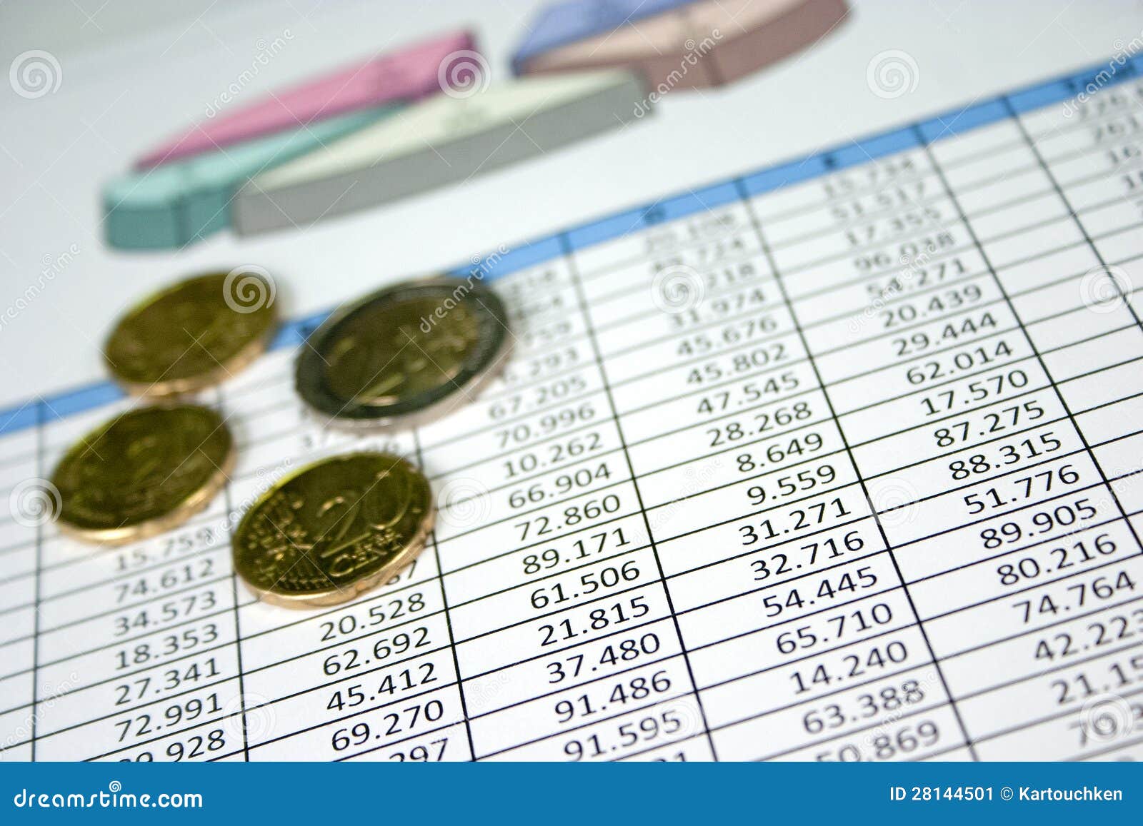 Financial Management Chart 11 Stock Image - Image of bills, data: 28144501