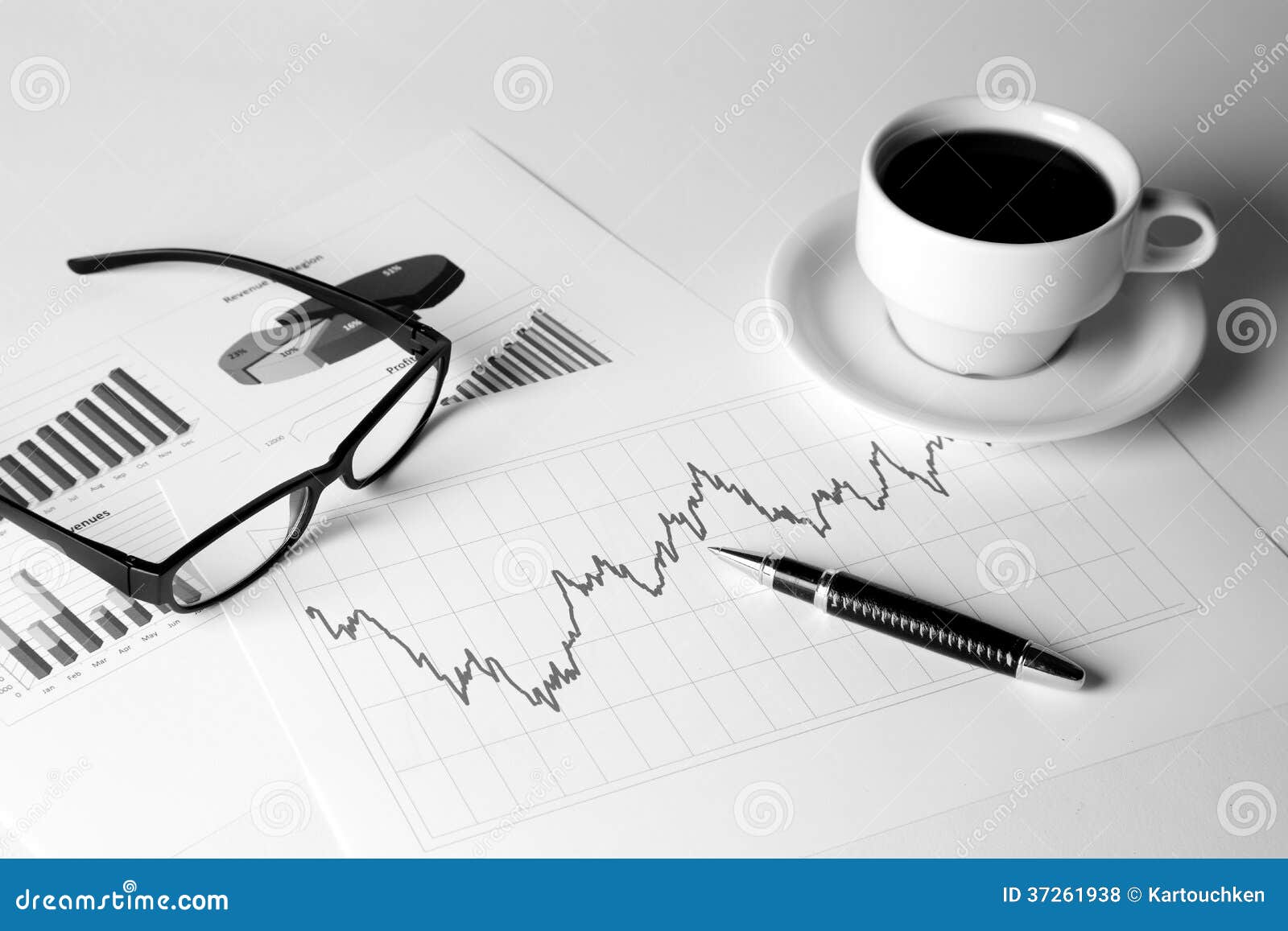Financial Management Chart - 15 Stock Photo - Image of corporate ...