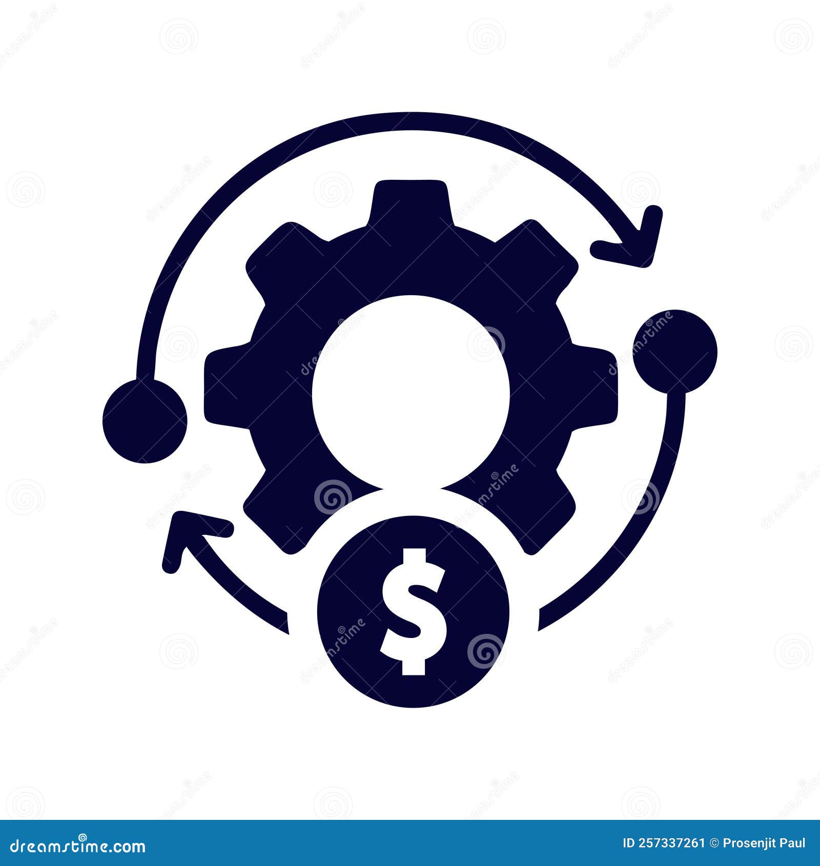 Financial management icon stock vector. Illustration of data - 257337261