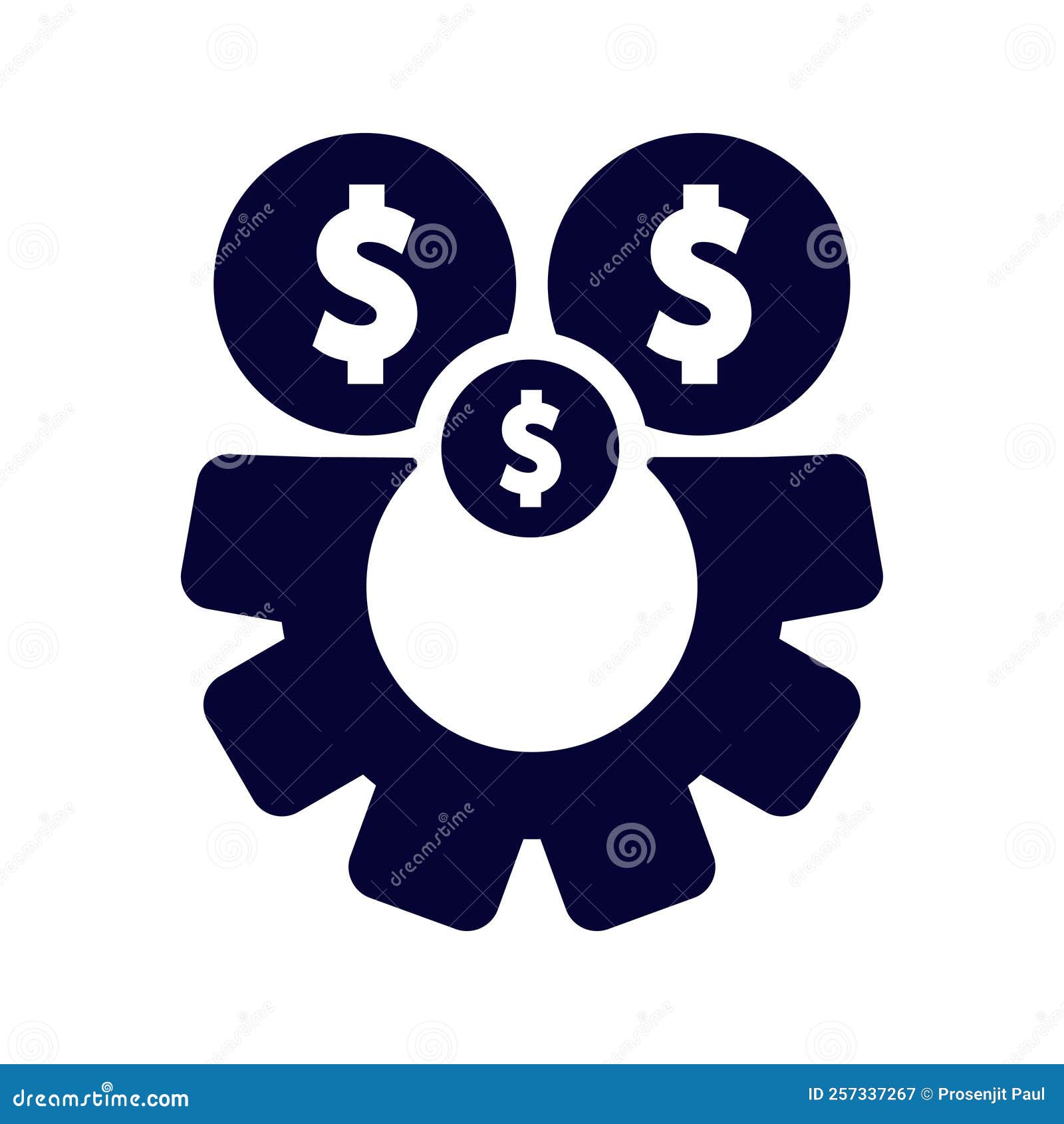 Financial management icon stock vector. Illustration of income - 257337267