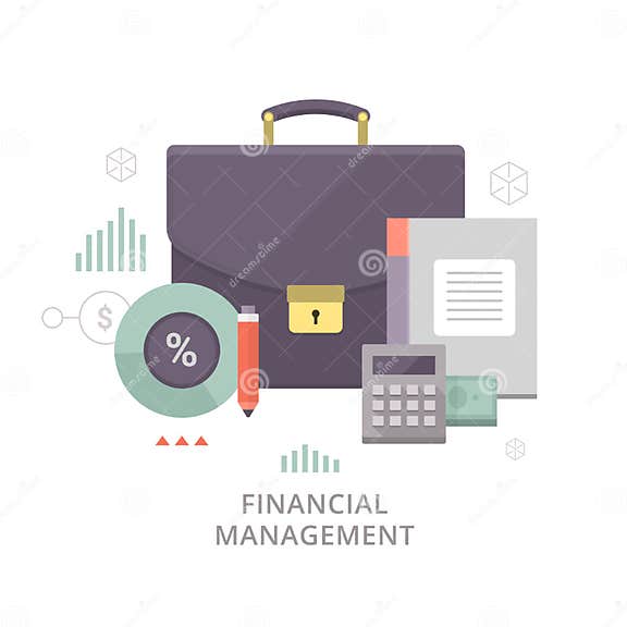 Financial Management stock vector. Illustration of controlling - 41148986