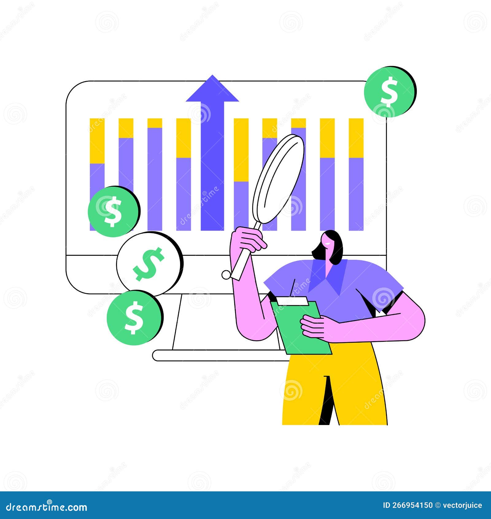 Financial Management System Abstract Concept Vector Illustration Stock ...