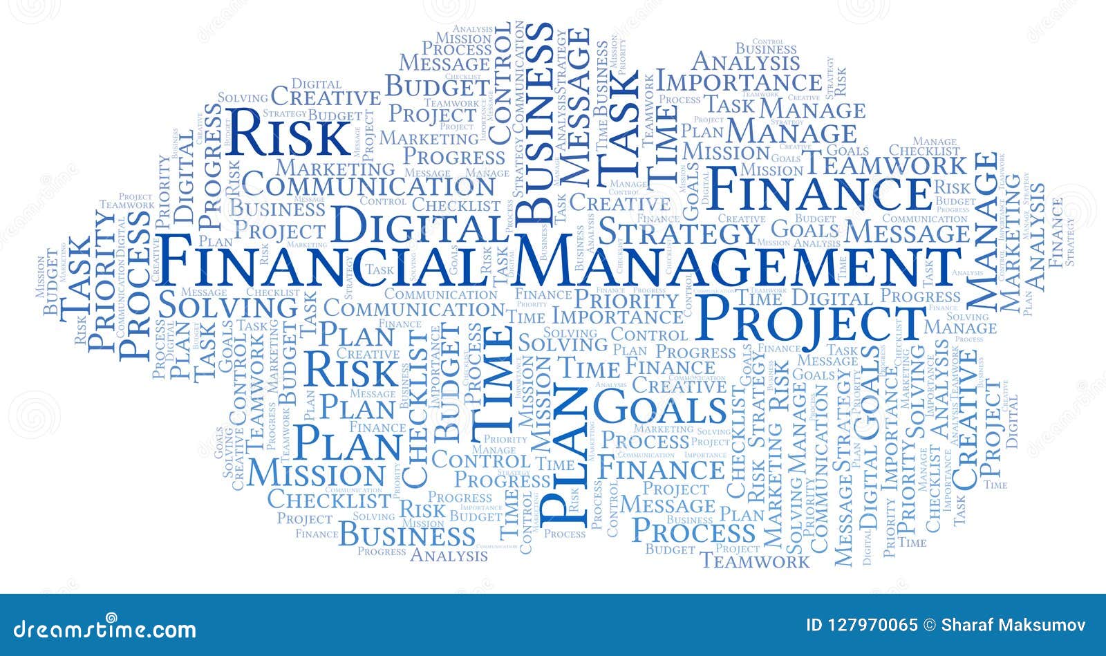 Financial Management Word Cloud, Made with Text only. Stock ...