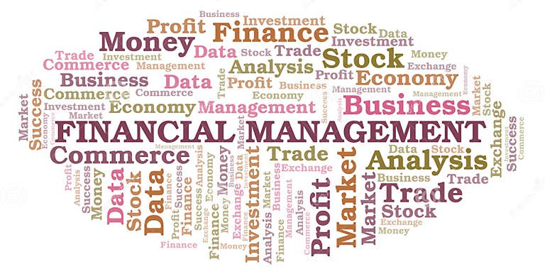 Financial Management Word Cloud Stock Illustration - Illustration of ...
