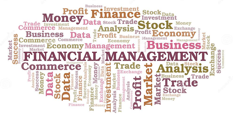 Financial Management Word Cloud Stock Illustration - Illustration of ...
