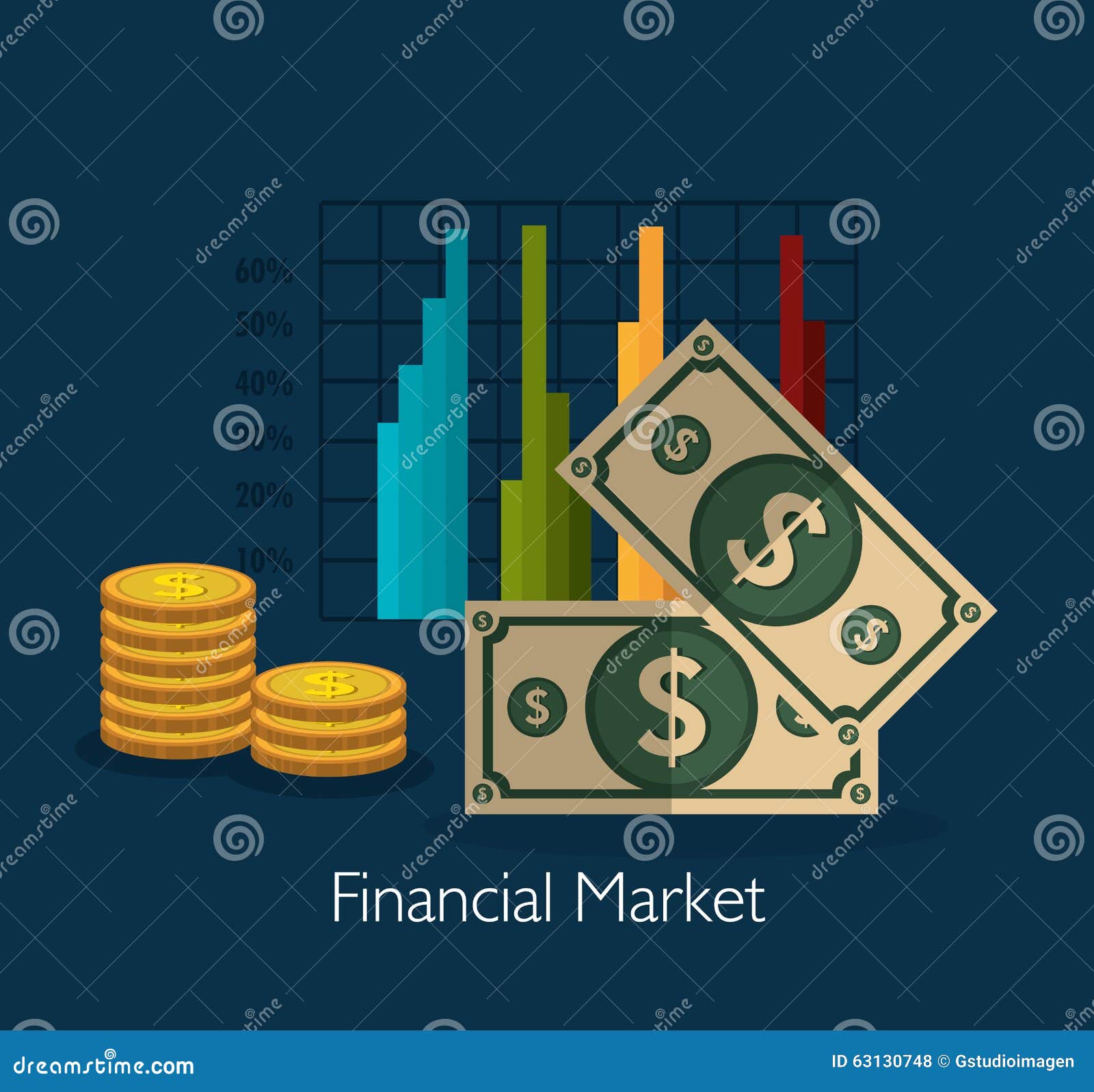 Financial market graphic stock vector. Illustration of accuracy - 63130748 Financial market graphic stock vector. Illustration of accuracy - 63130748