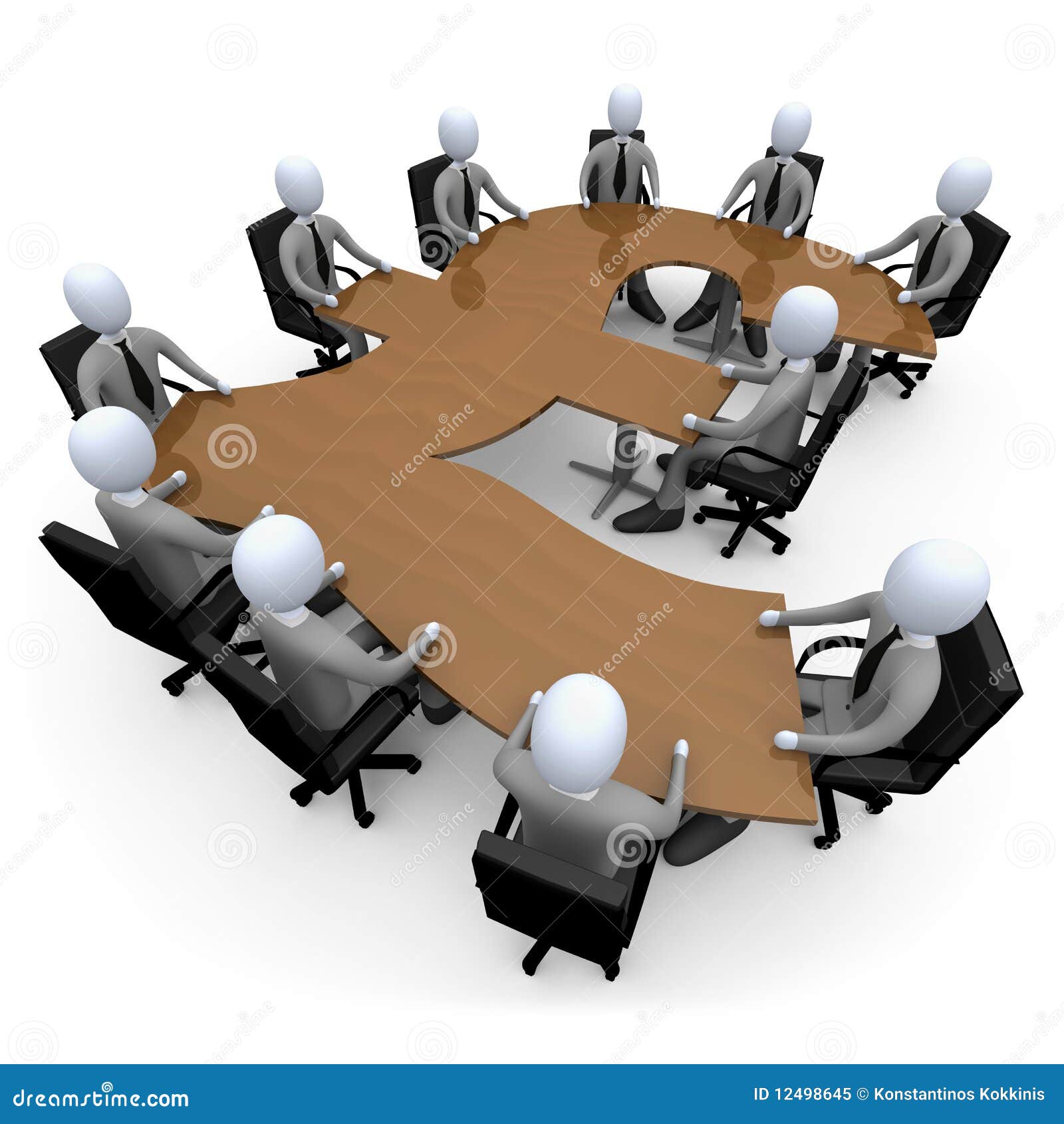 Financial Meeting stock illustration. Illustration of profit - 12498645