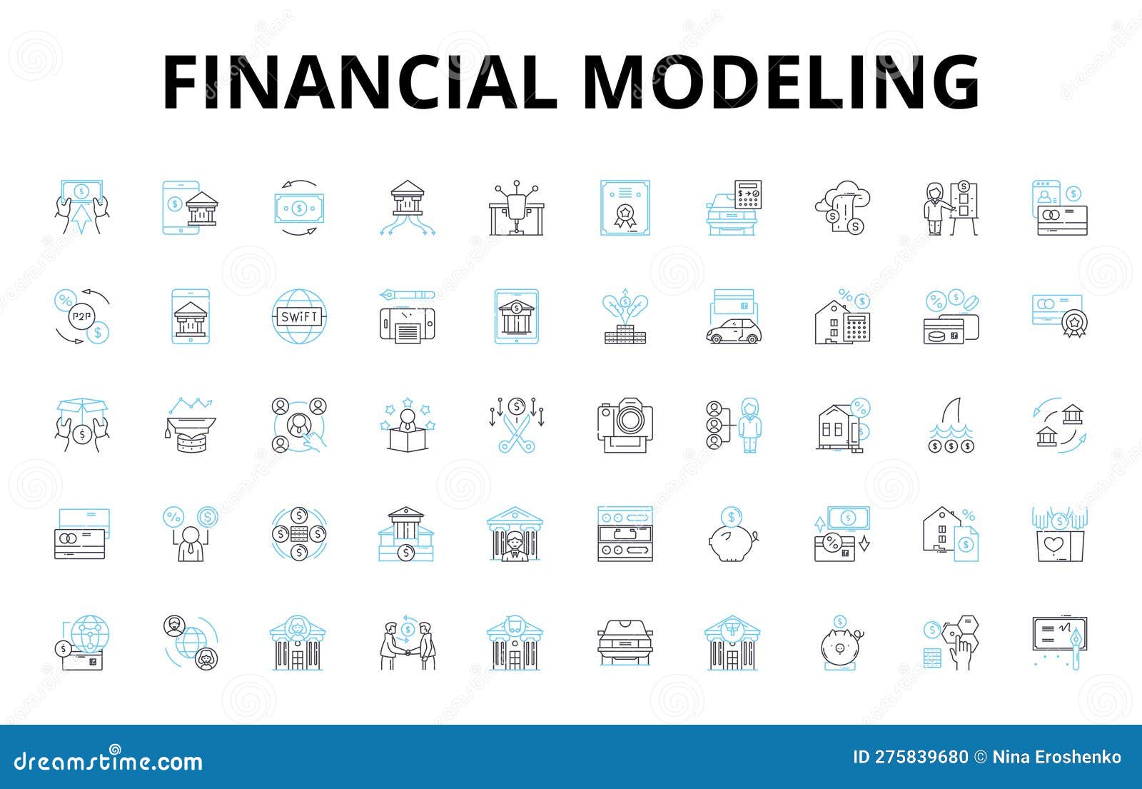 Financial Modeling Line Icons Collection. Forecasting, Excel, Valuation ... Financial Modeling Line Icons Collection. Forecasting, Excel, Valuation ...