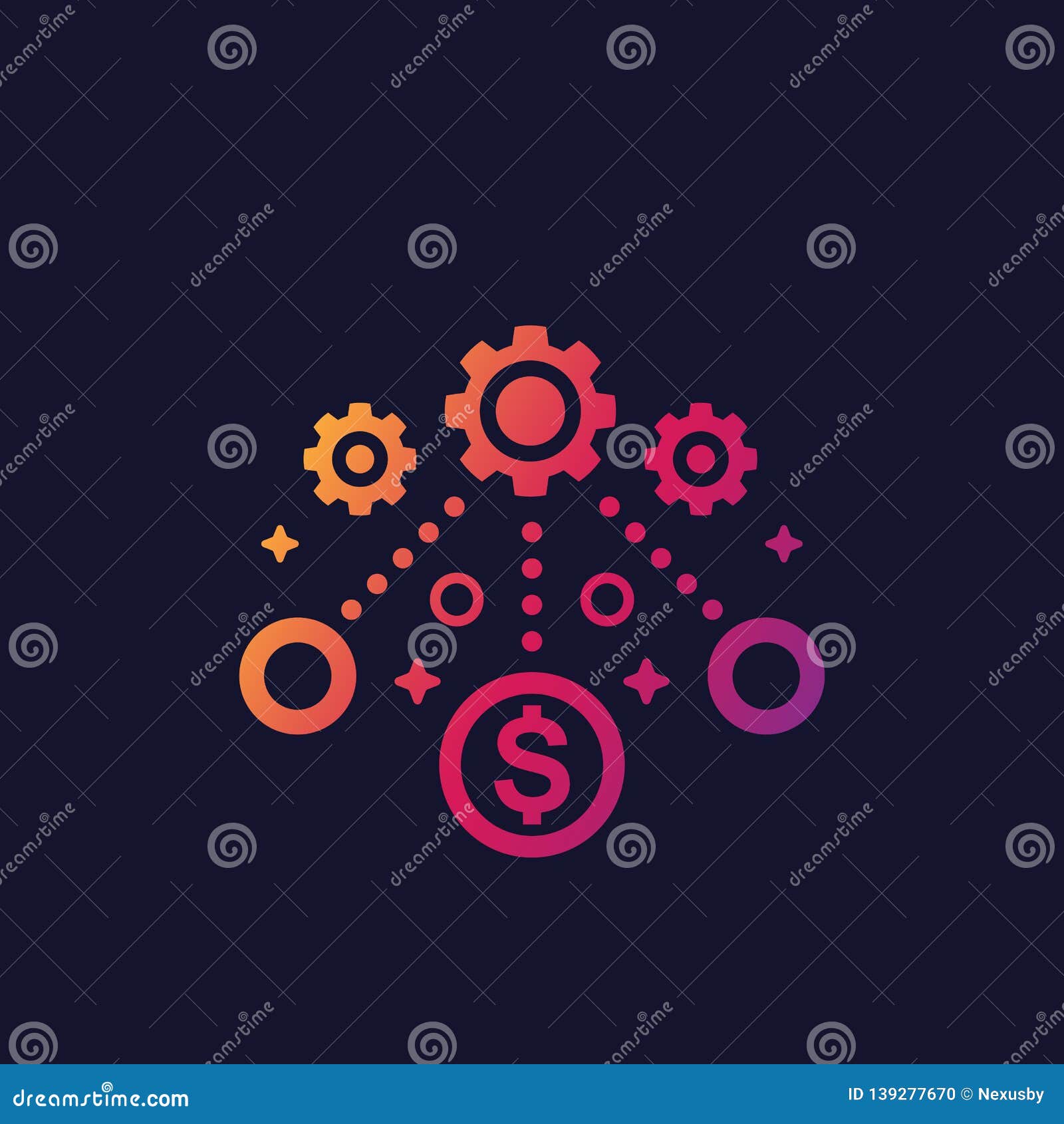 Financial Operations, Financing Vector Icon Stock Vector - Illustration ...
