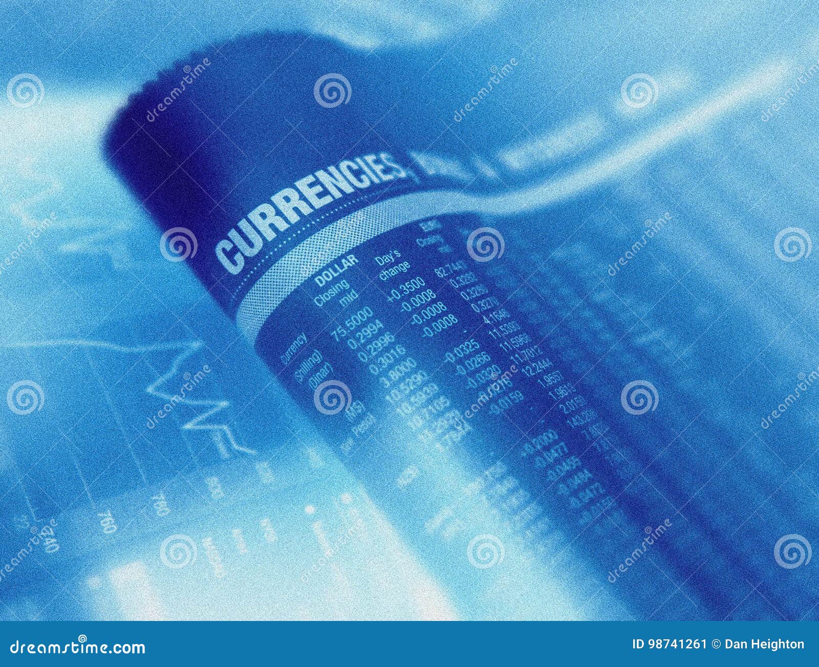 Financial Page Showing Currencies Stock Image - Image of accounting ...