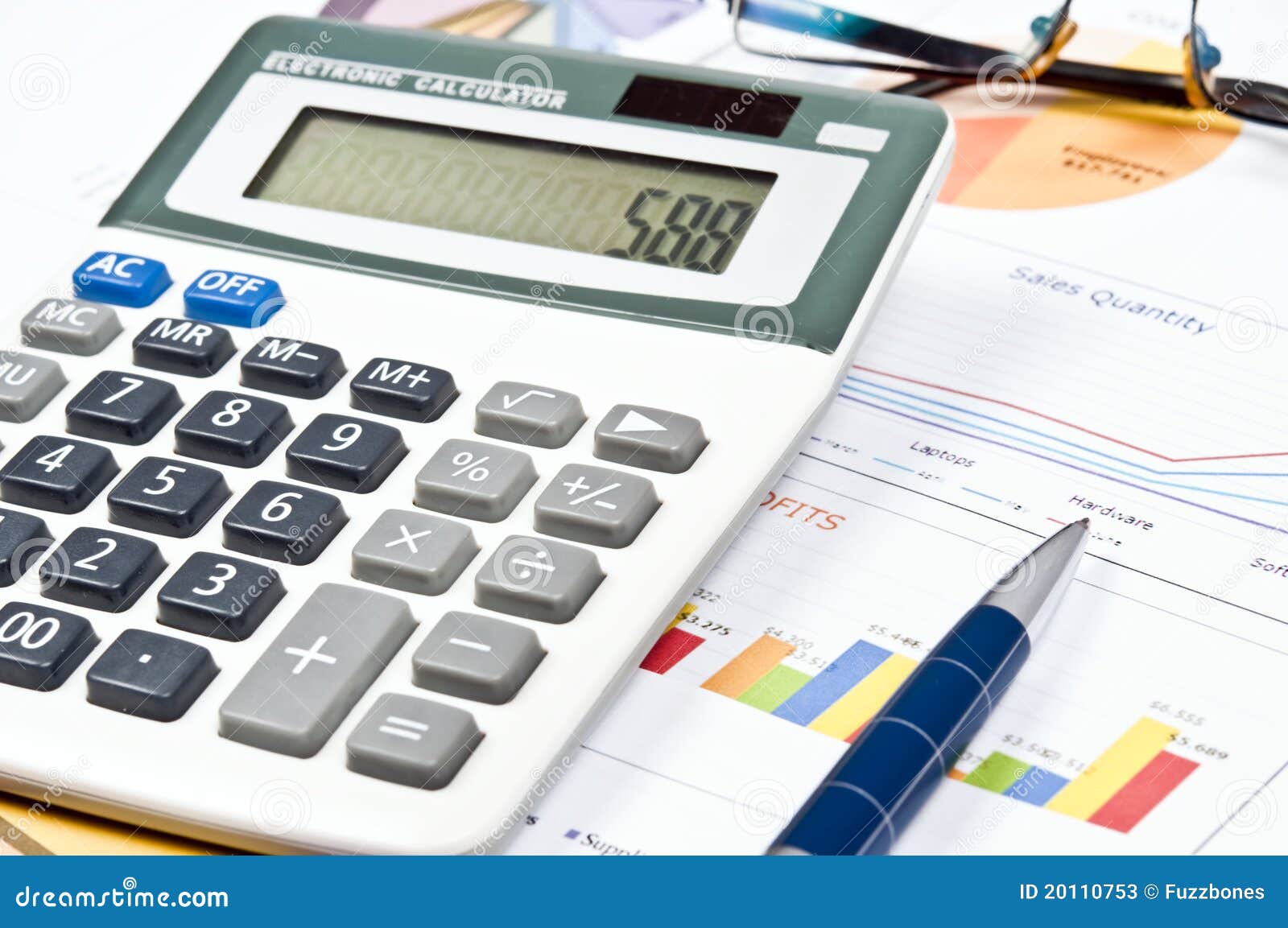 Financial paper stock image. Image of funds, balance - 20110753