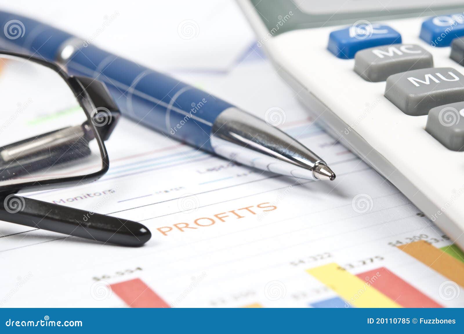 Financial paper stock image. Image of graph, asset, analyzing - 20110785