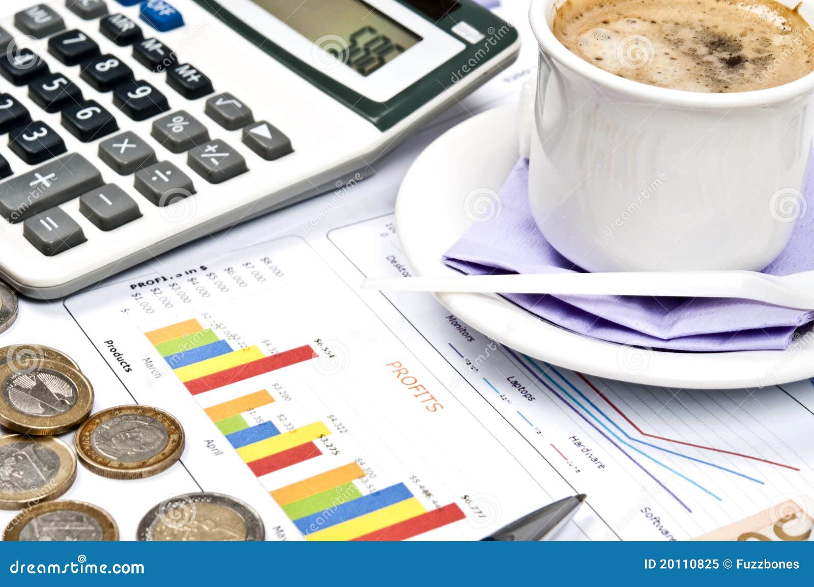 Financial paper stock image. Image of economy, analysis - 20110825