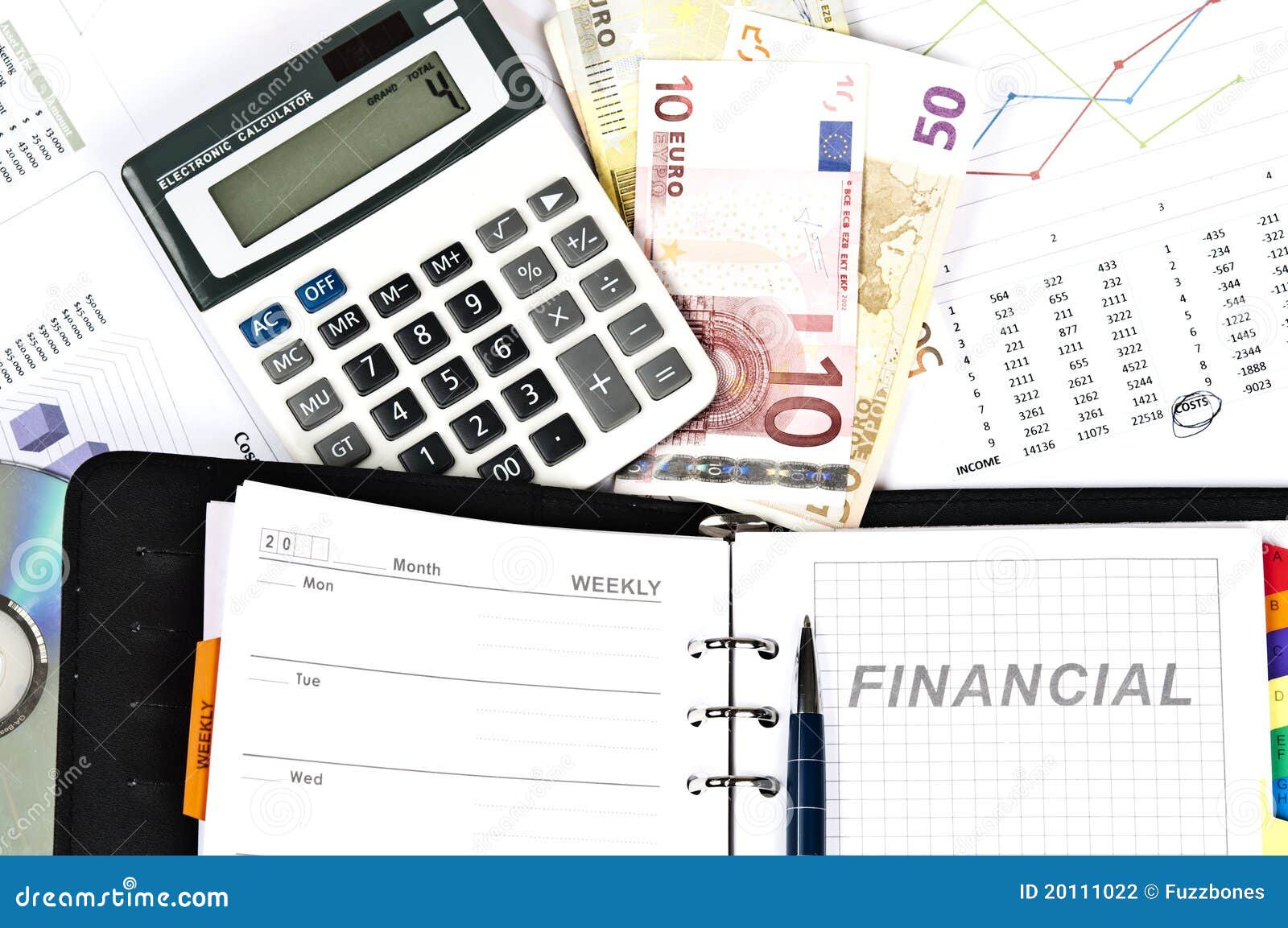 Financial paper stock photo. Image of diagram, finance - 20111022