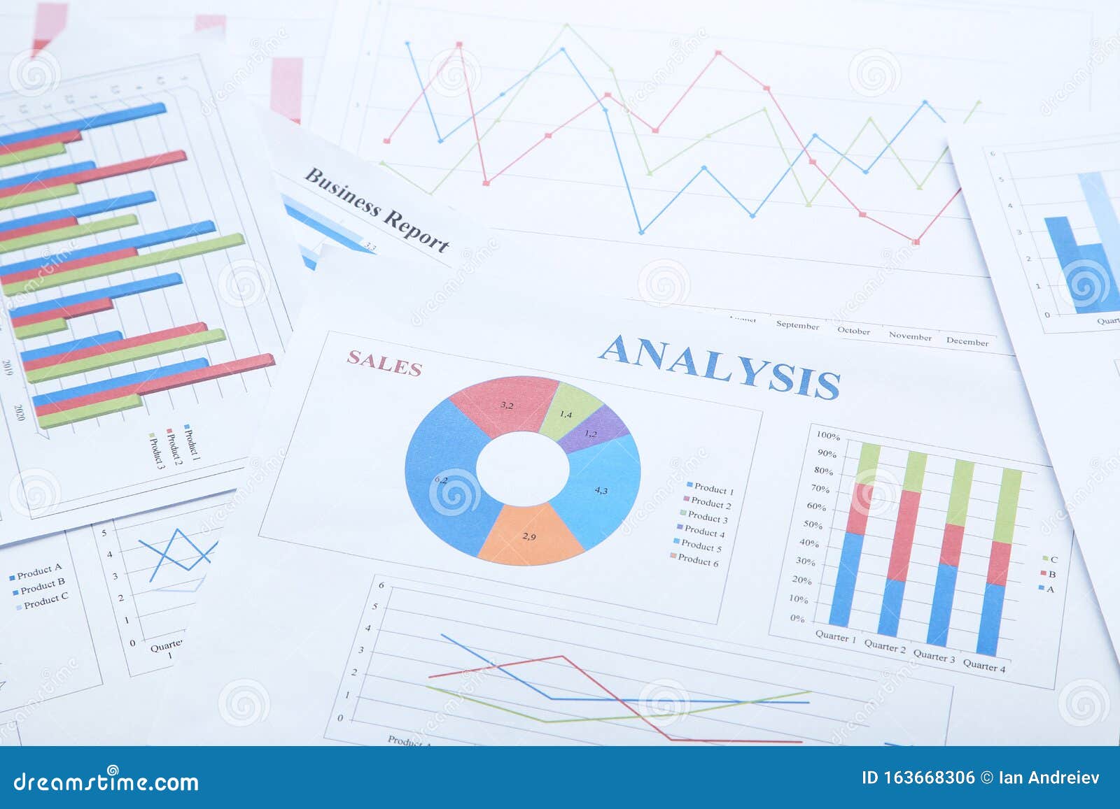Financial papers stock photo. Image of accounting, finance - 163668306
