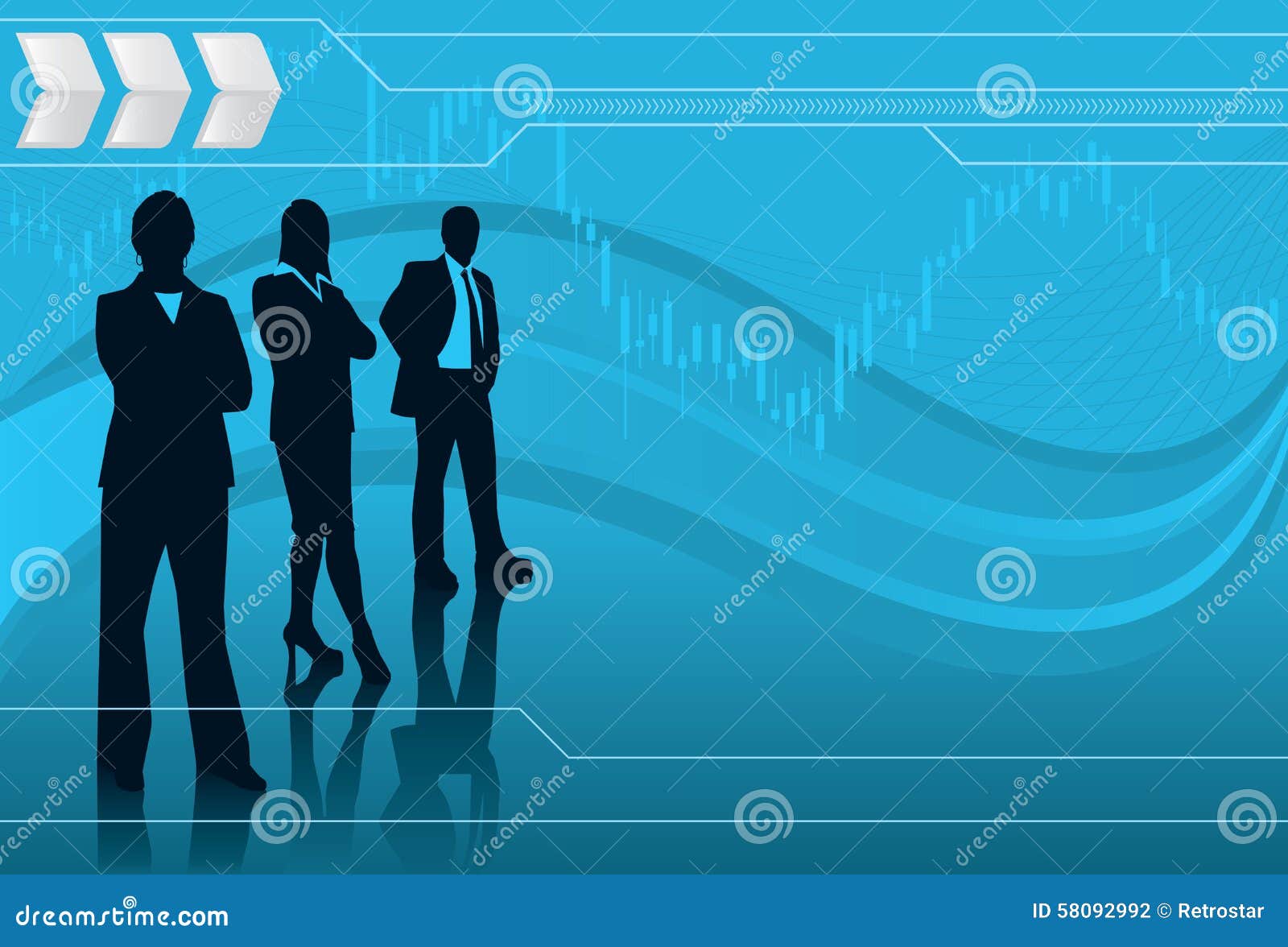 Financial Partners stock vector. Illustration of leadership - 58092992
