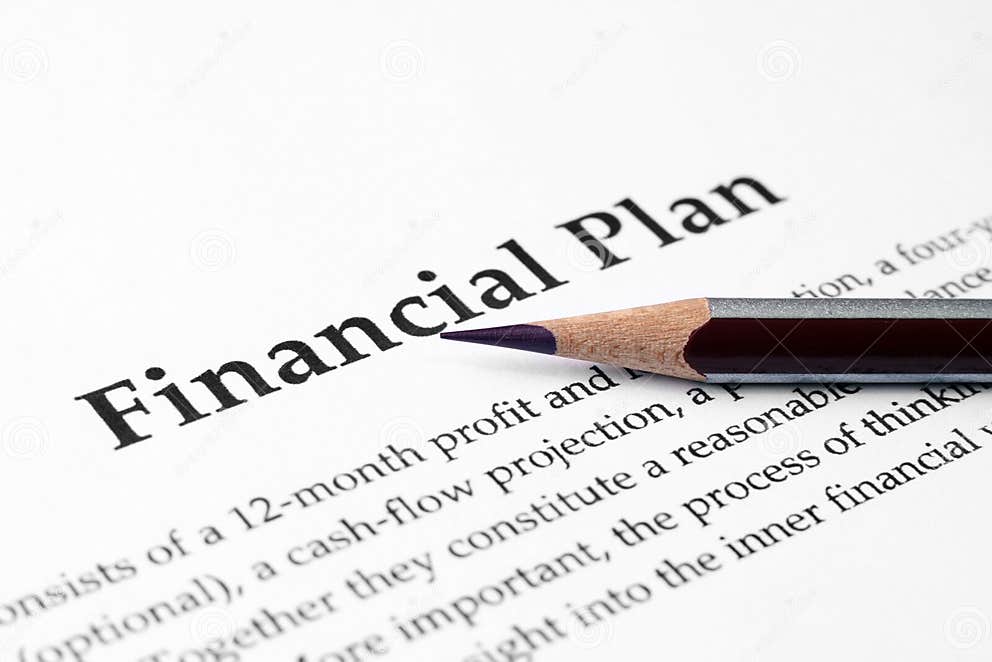 FInancial plan stock image. Image of currency, graph - 181438427