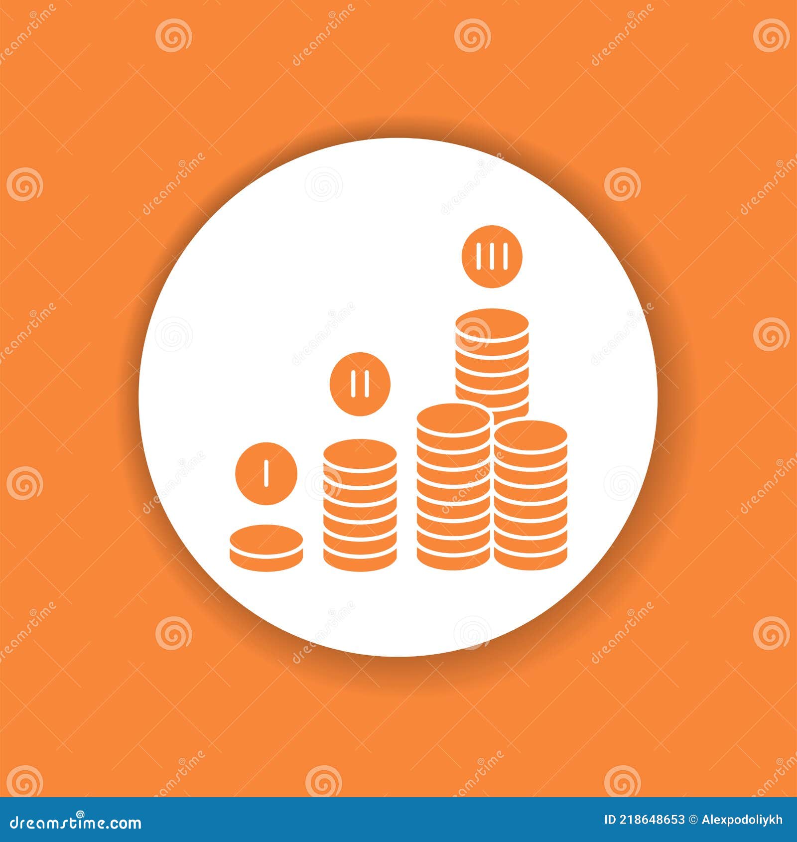 Financial Plan Black Glyph Icon. Plan for Functioning and Development ...