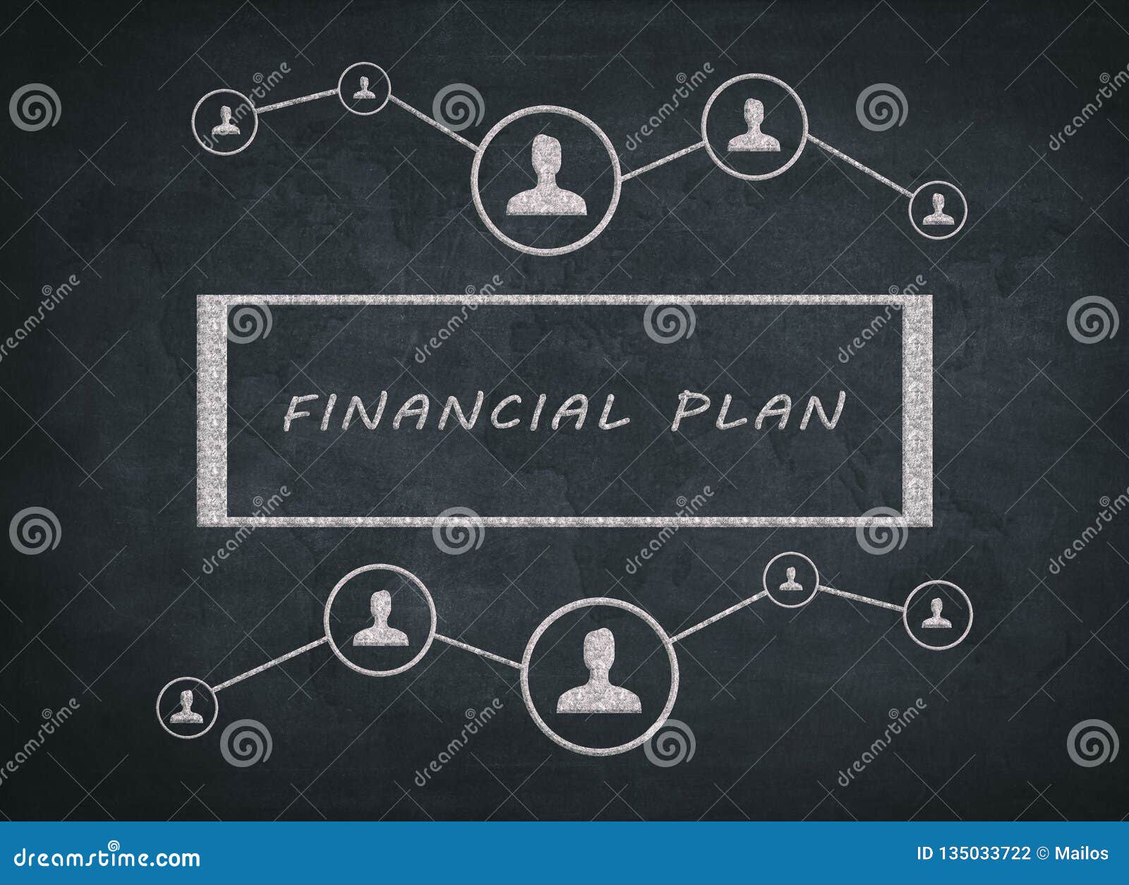 Financial Plan - Text Concept on Blue Background Stock Photo - Image of ...