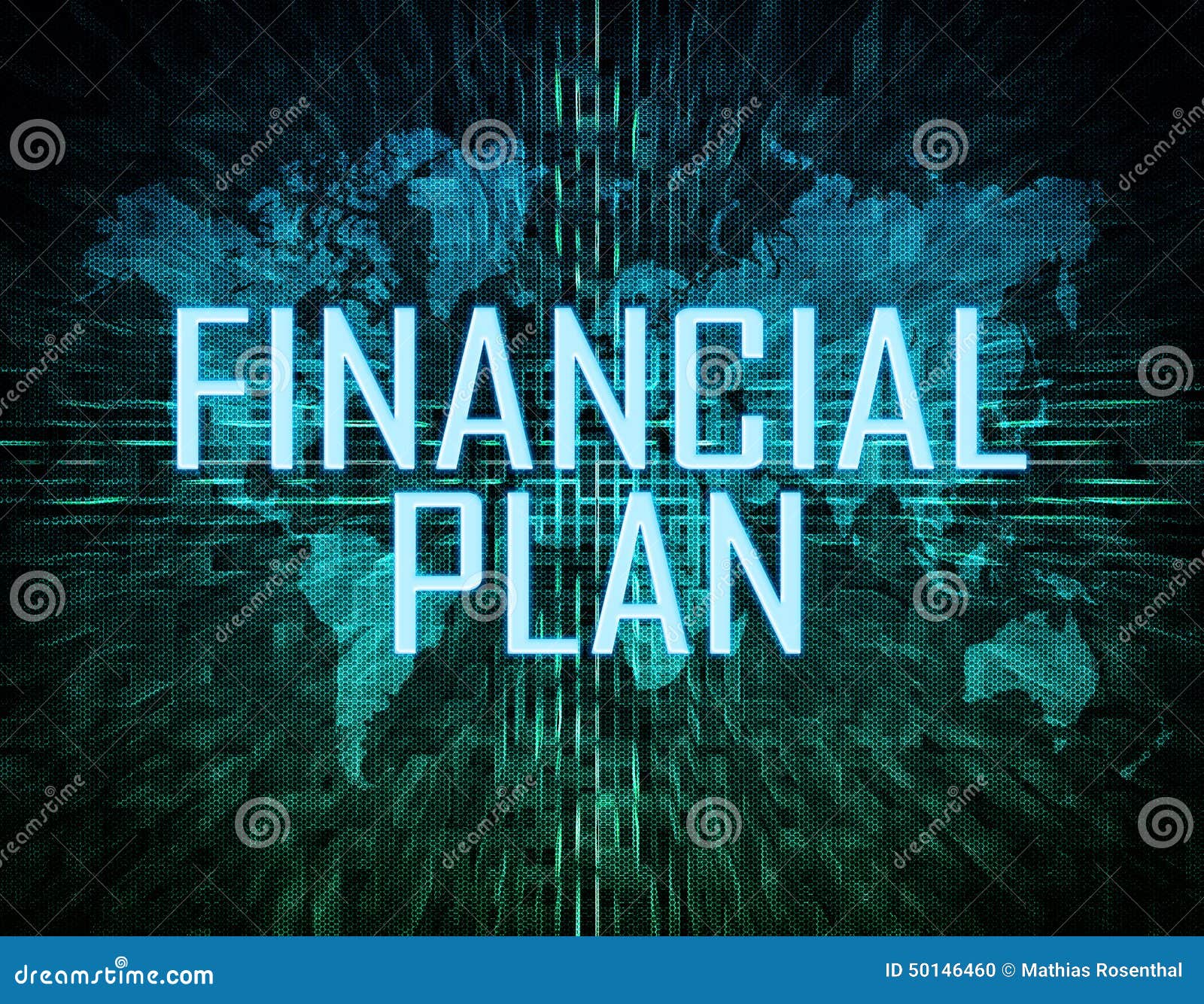 Financial Plan stock illustration. Illustration of technology - 50146460