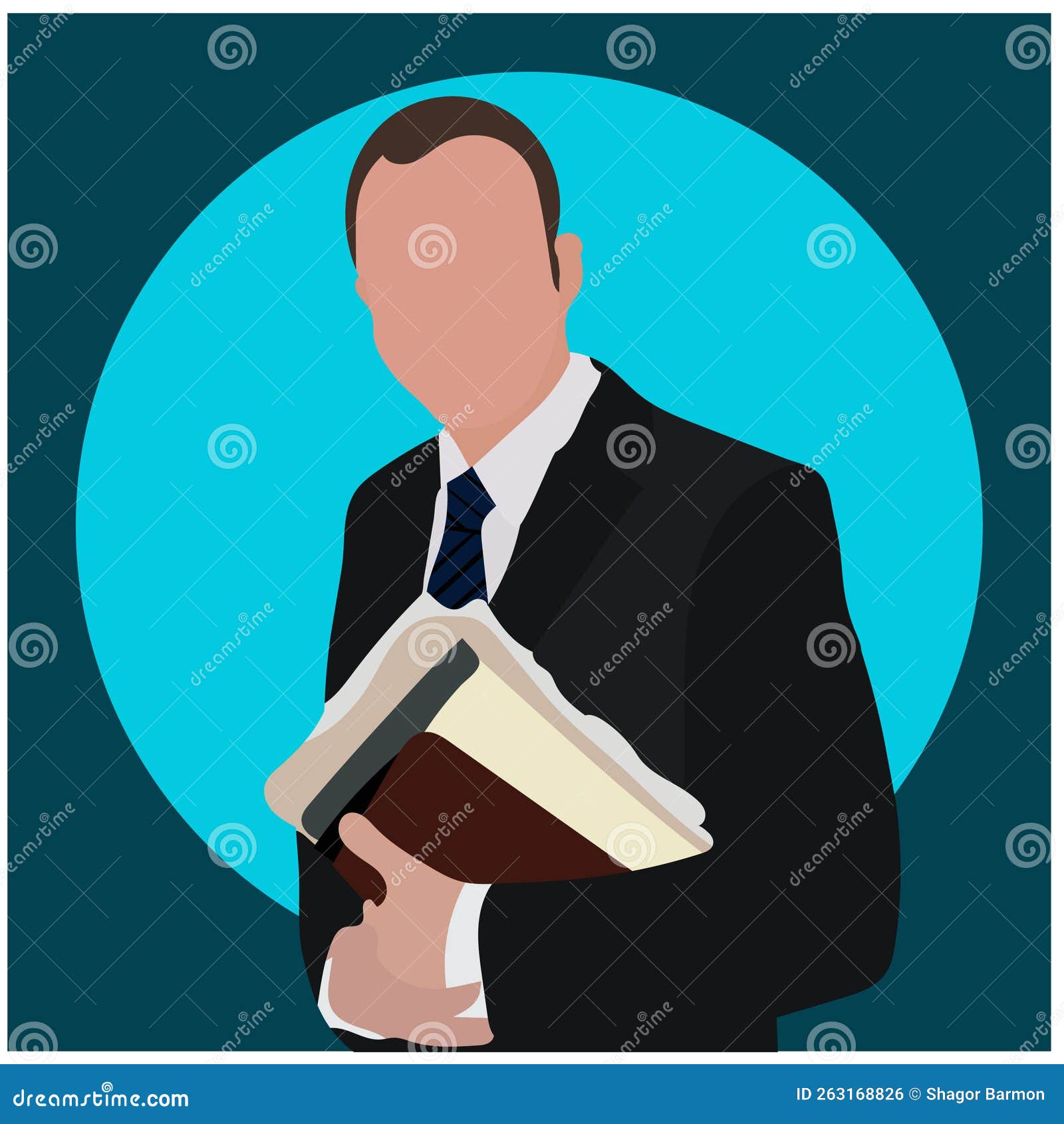 Financial Planner Icon Vector and Avatar Stock Vector - Illustration of ...