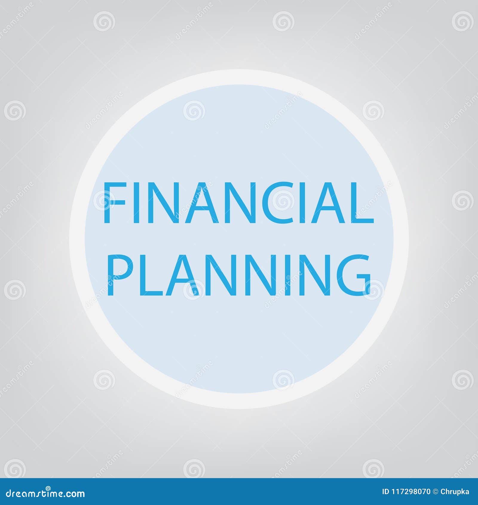 Financial planning concept stock vector. Illustration of business ...