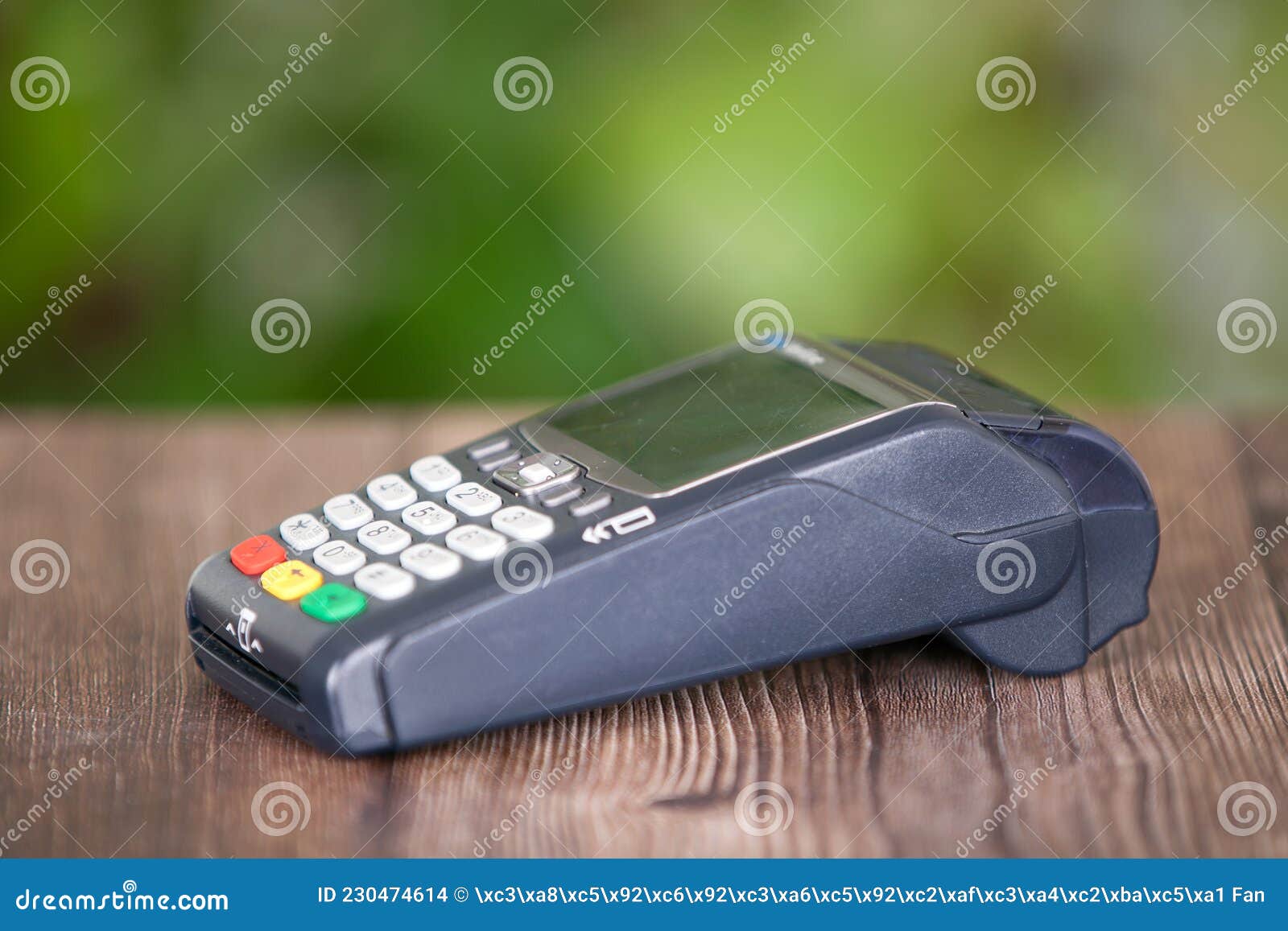 Financial POS Cash Register on Table Stock Photo - Image of virtual ...