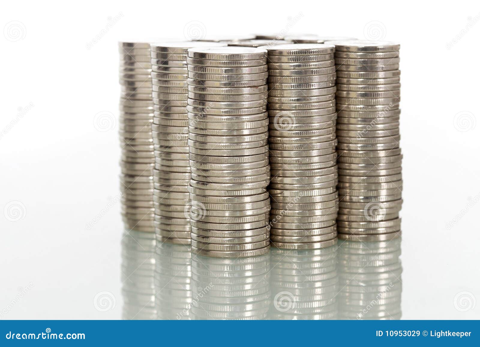 Financial Power Concept with Coins Stock Image - Image of financial ...