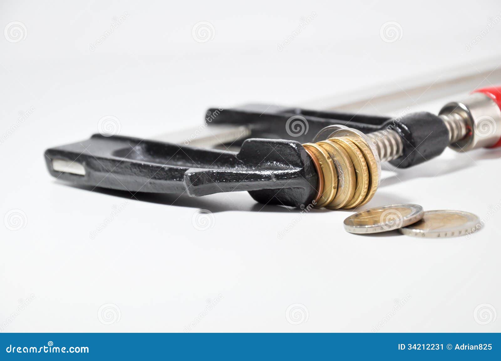 Financial Pressure on Budget Approval Stock Image - Image of interest ...