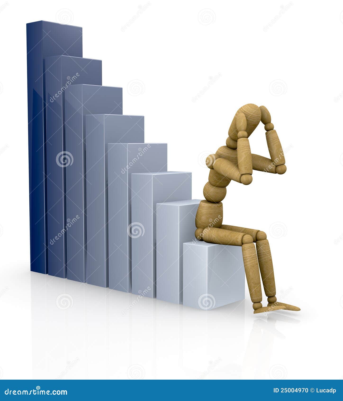 Financial problem stock illustration. Illustration of falling - 25004970