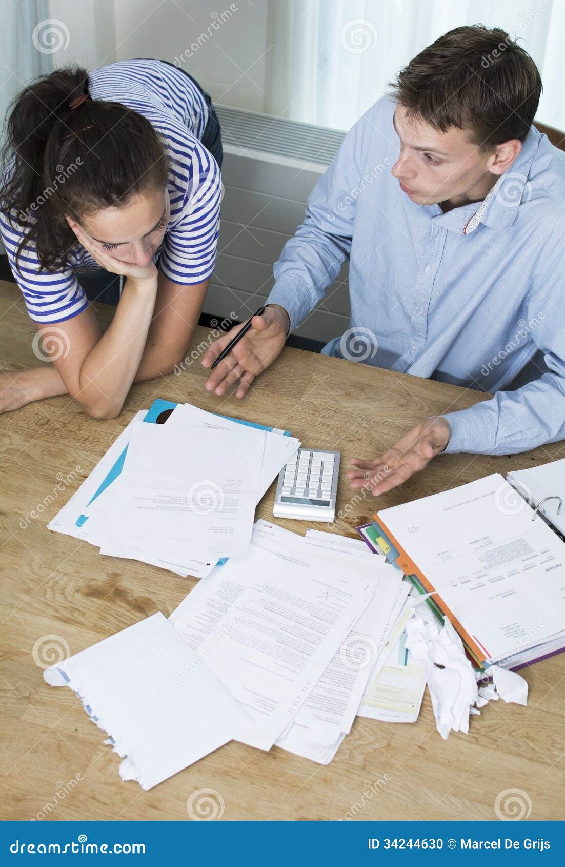 Financial problems stock photo. Image of adult, card - 34244630