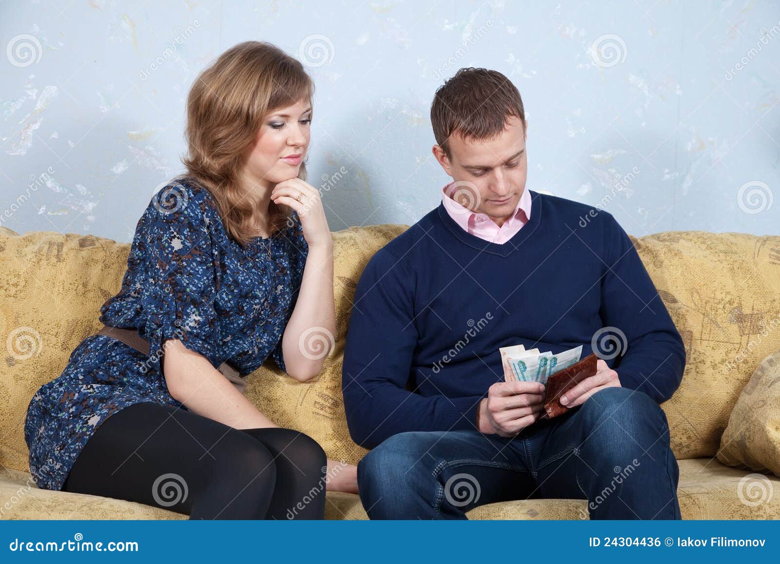 Financial Problems in the Family Stock Photo - Image of greed, business ...