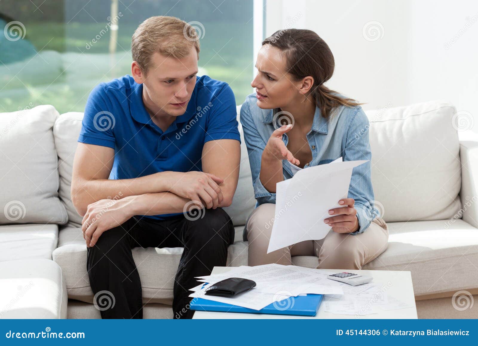 Financial problems at home stock photo. Image of money - 45144306