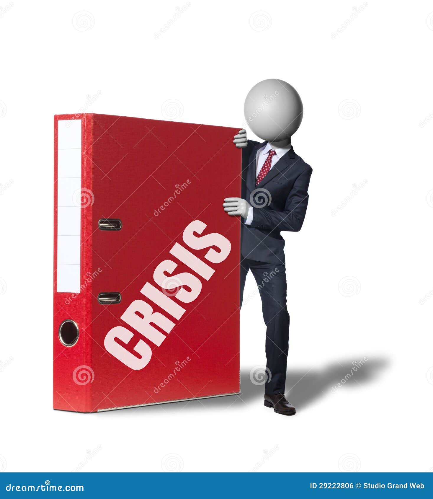 Financial Professional Facing the Crisis Stock Photo - Image of ...