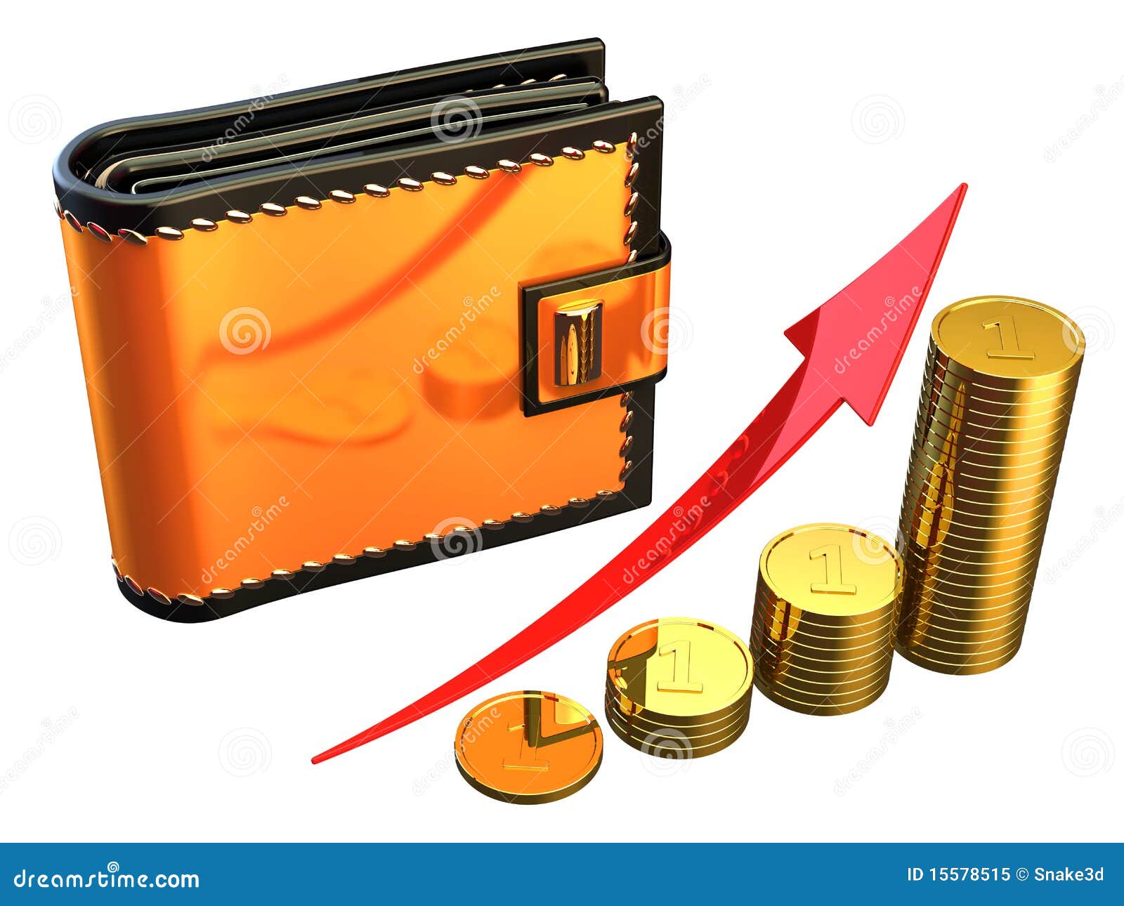 Financial Progress Concept (Hi-Res) Stock Illustration - Illustration ...