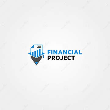 Financial Project Vector Logo Design Template Idea and Inspiration ...