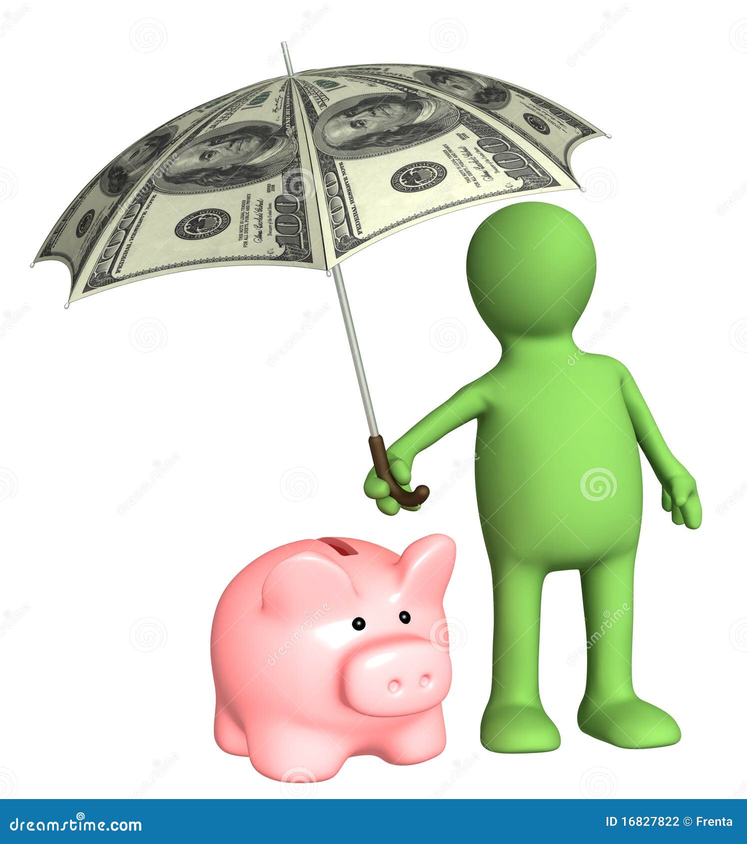 Financial protection stock illustration. Illustration of character ...