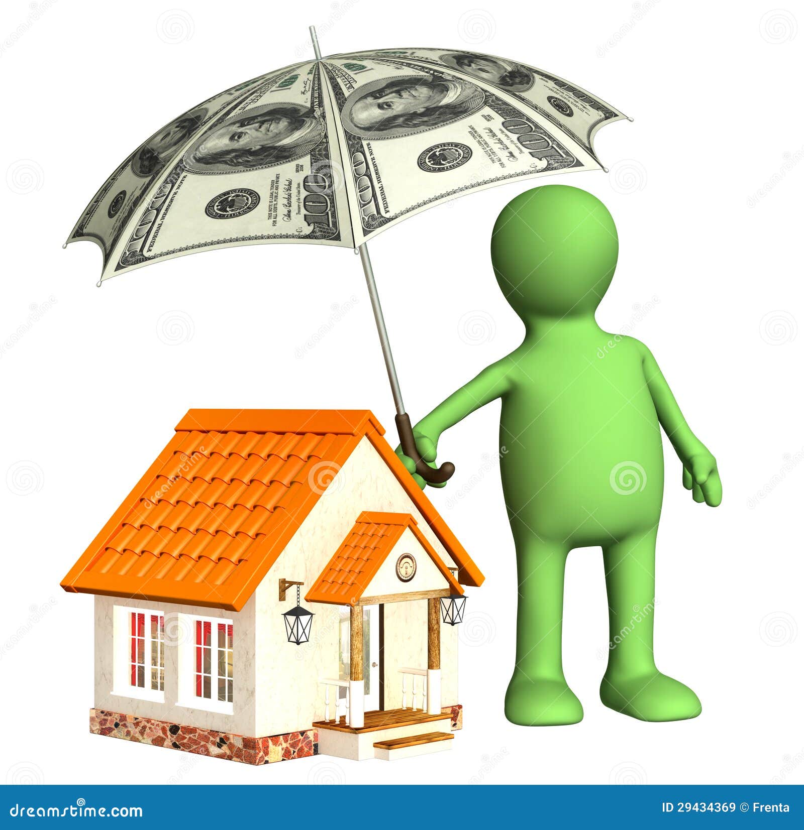 Financial protection stock illustration. Illustration of banking - 29434369