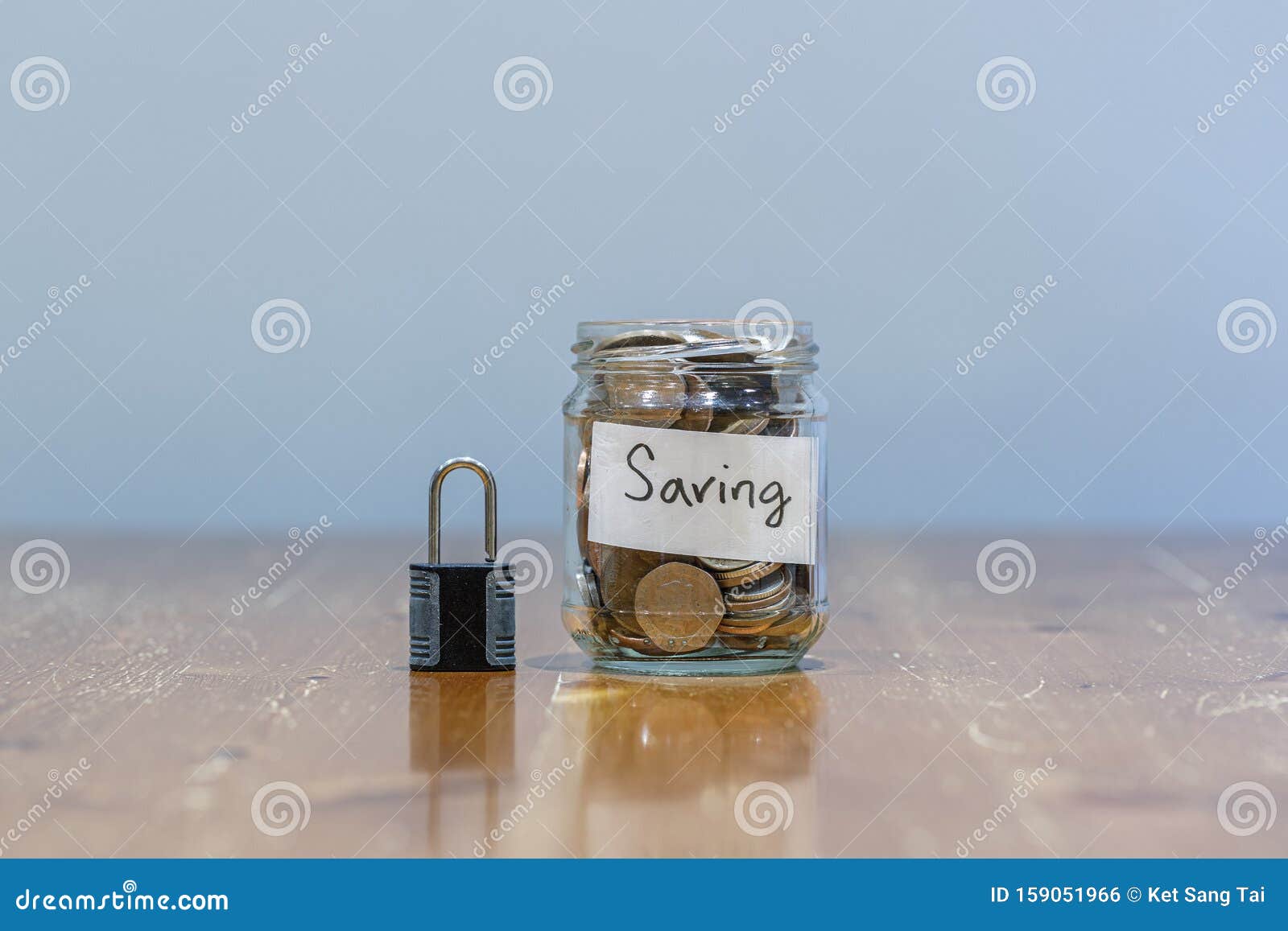 Keeping Our Saving Protected and Very Secure Stock Photo - Image of ...