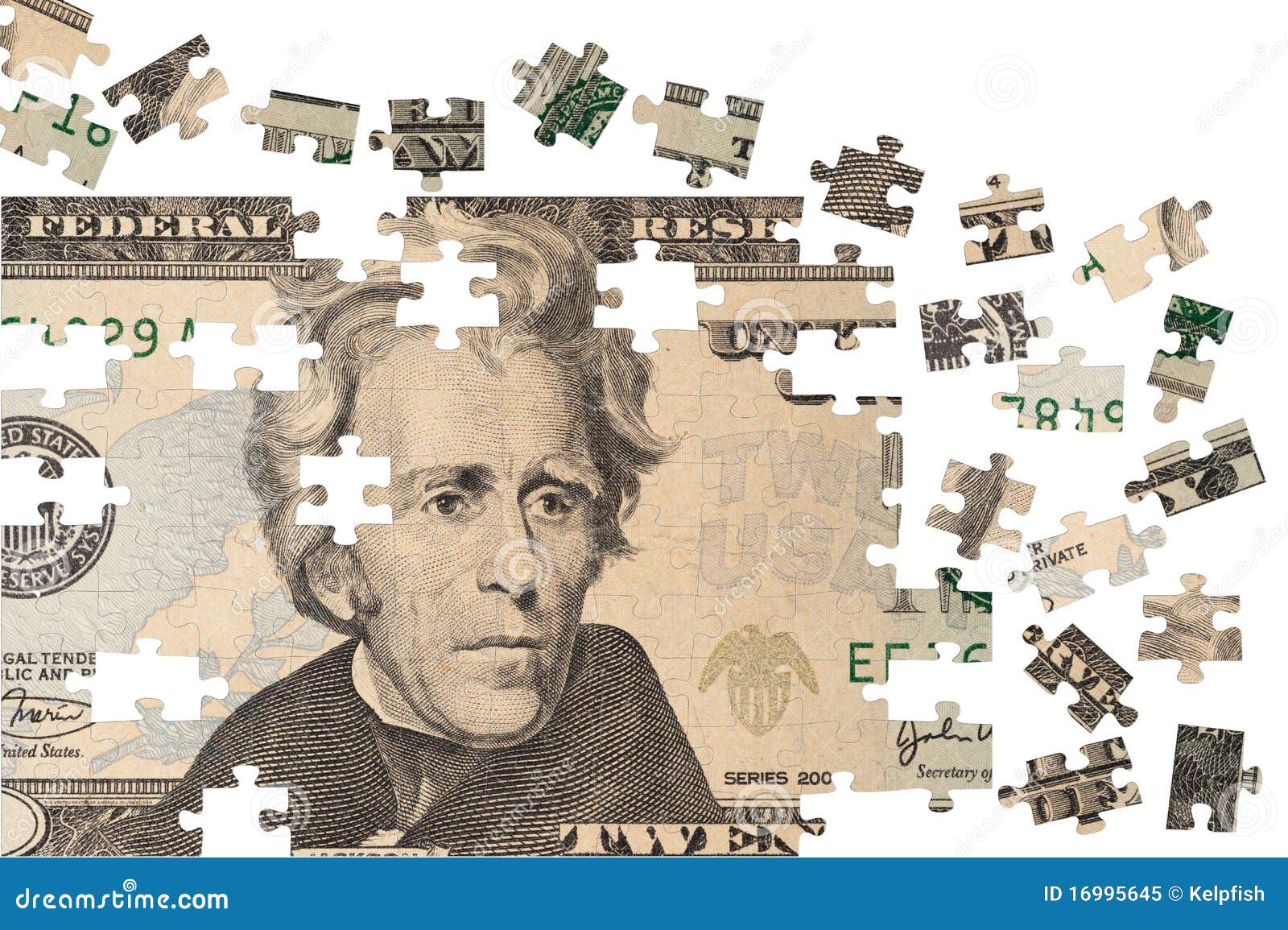 Financial puzzle stock image. Image of background, pattern - 16995645