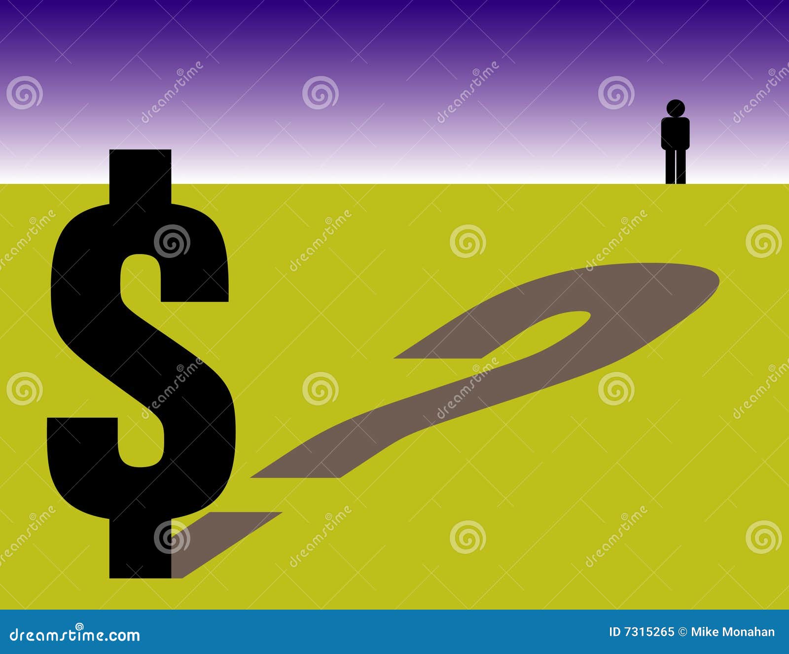 Financial questions stock vector. Illustration of black - 7315265